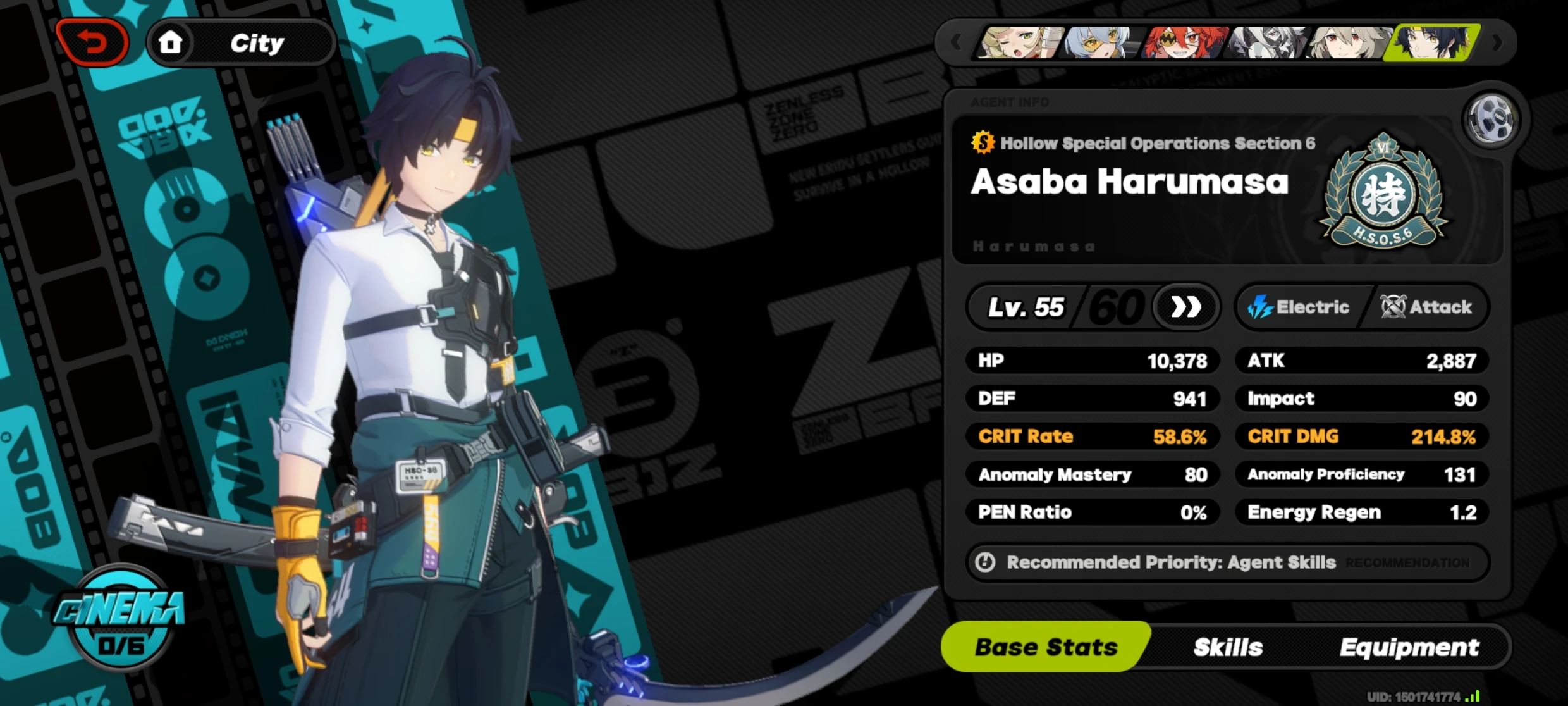 Harumasa build.. still in progress Zenless Zone Zero | HoYoLAB