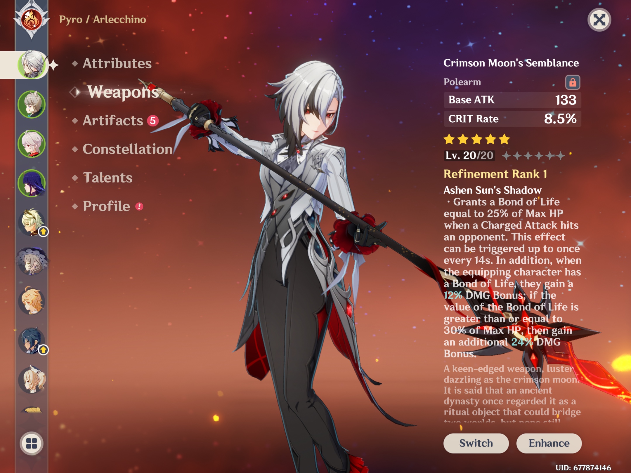 I got it father’s weapon Genshin Impact | HoYoLAB