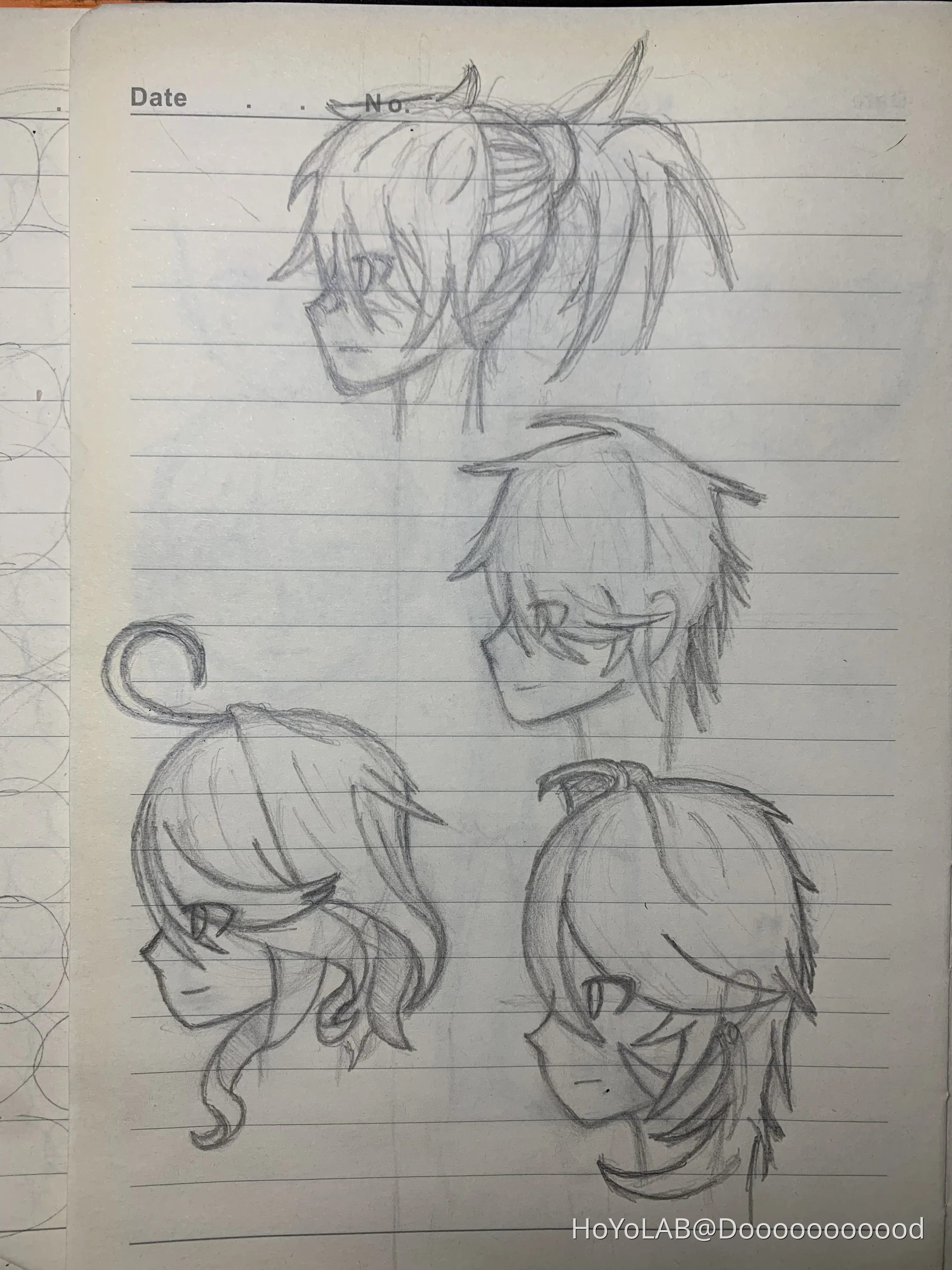 Side profile practice Genshin Impact | HoYoLAB