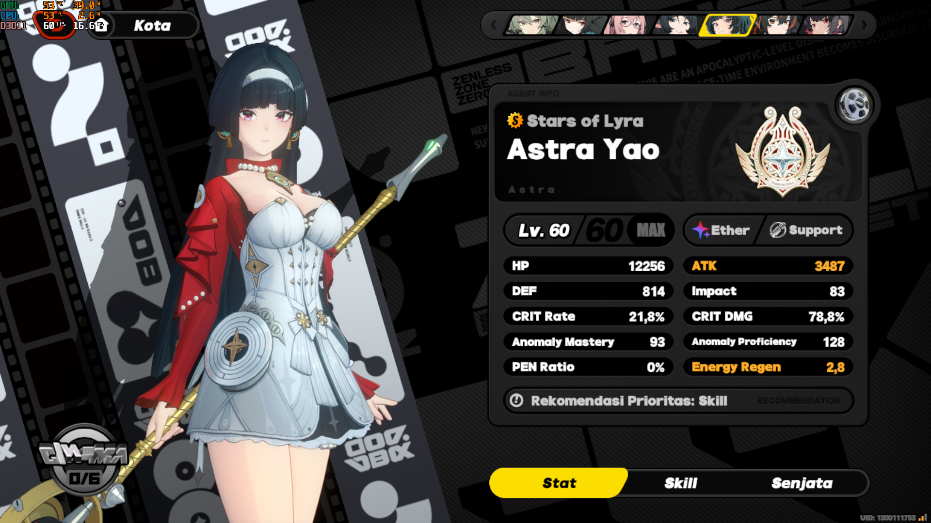 Build Astral Yao Zenless Zone Zero | HoYoLAB