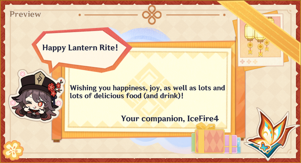 Happy Lantern Rite, Hu Tao! Genshin Impact | HoYoLAB