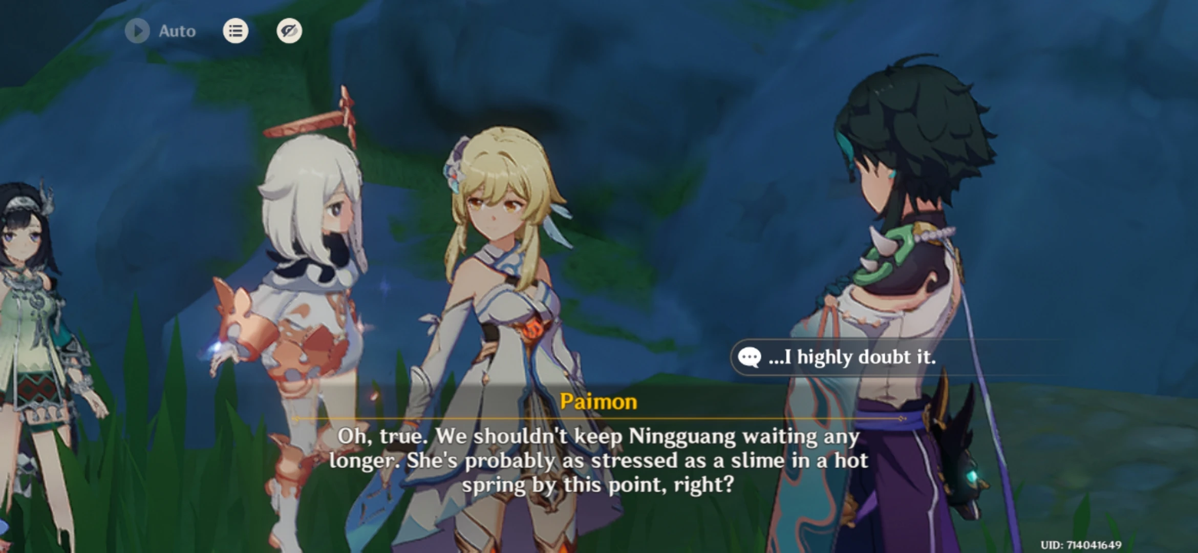 Thanks for the image of Ningguang melting in a hot spring as a massive ...