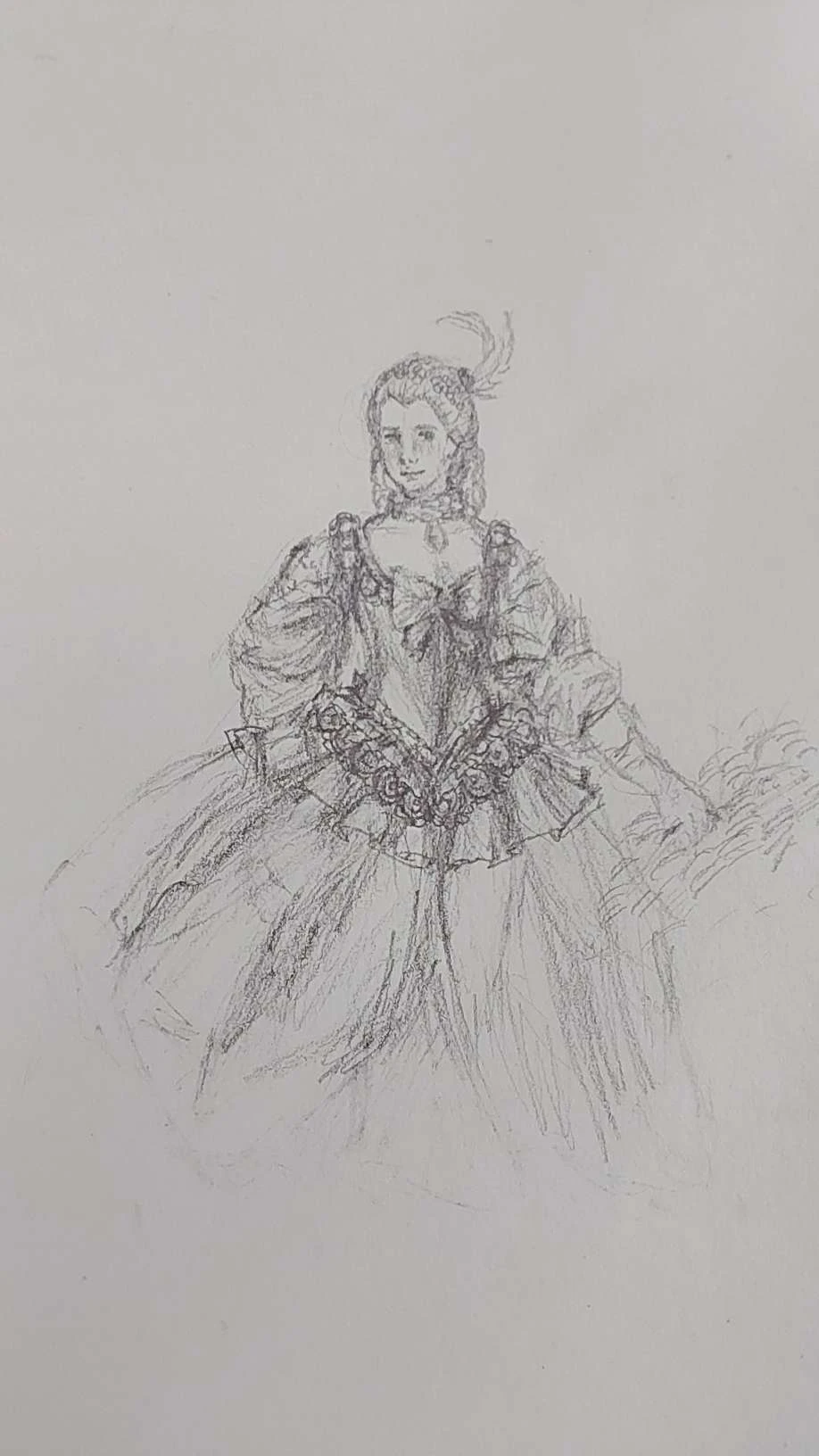 my furina redesign (but i made a fan art of it) slide 2 : ref Genshin ...