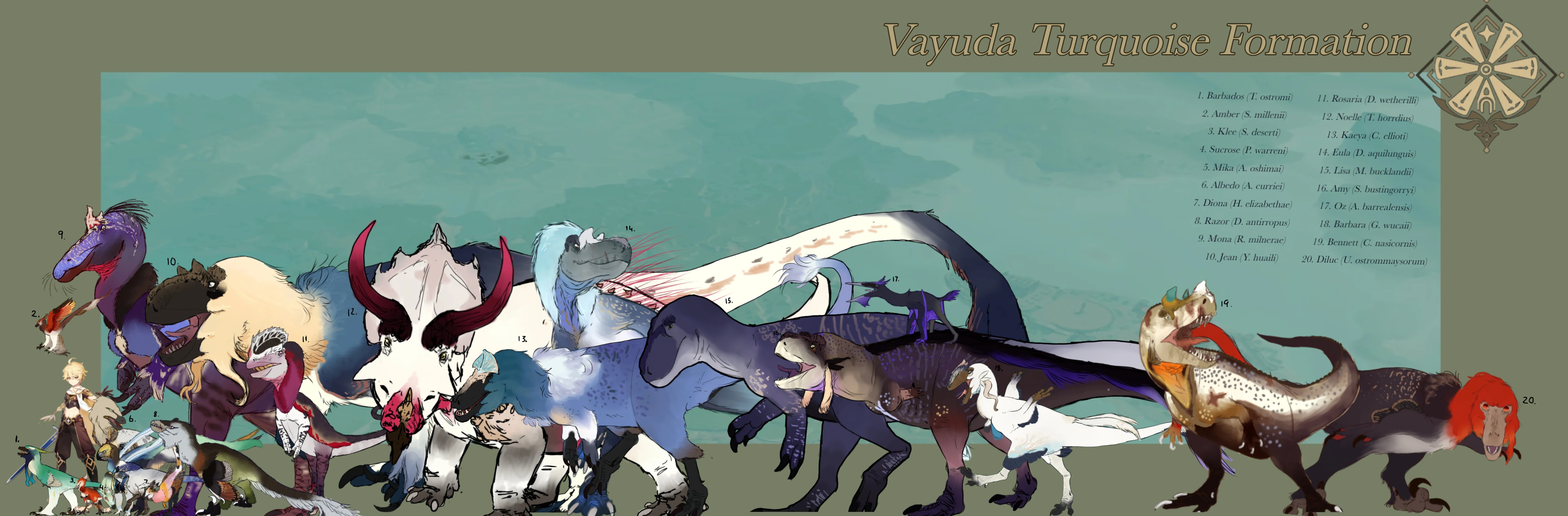 Vayuda Turquoise Formation (Monstadt) Genshin Impact | HoYoLAB