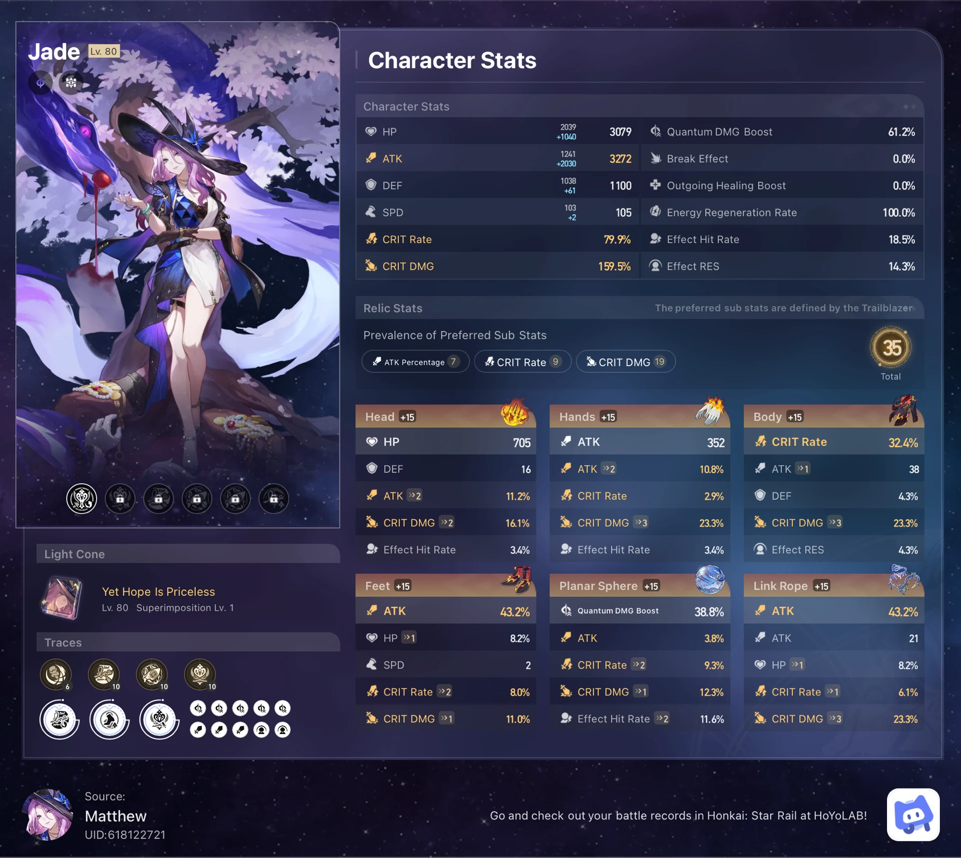 Jade Build Posts Honkai: Star Rail | HoYoLAB