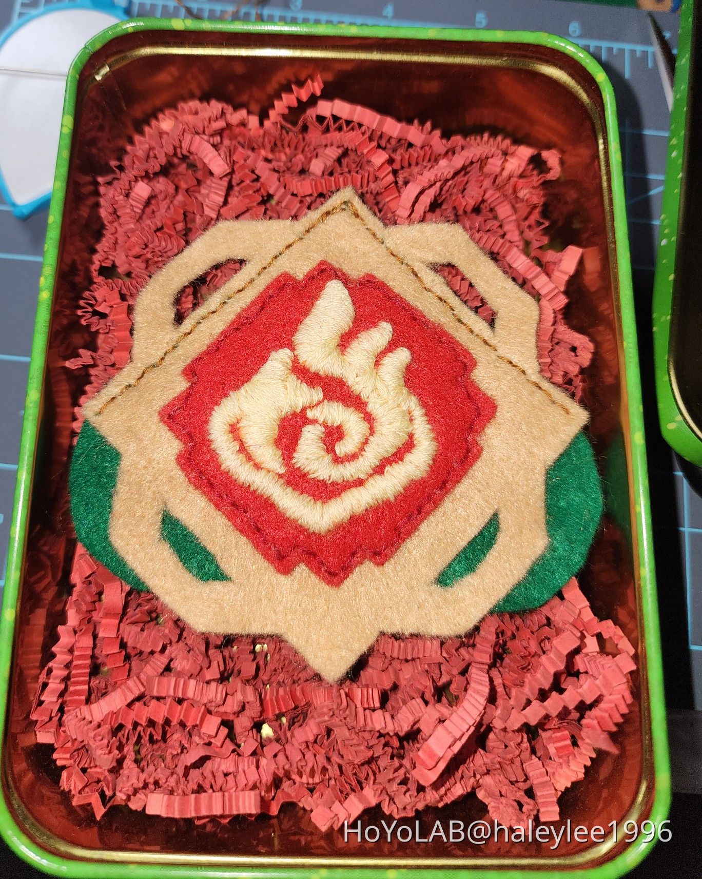 Embroidered felt vision bookmark! Genshin Impact | HoYoLAB