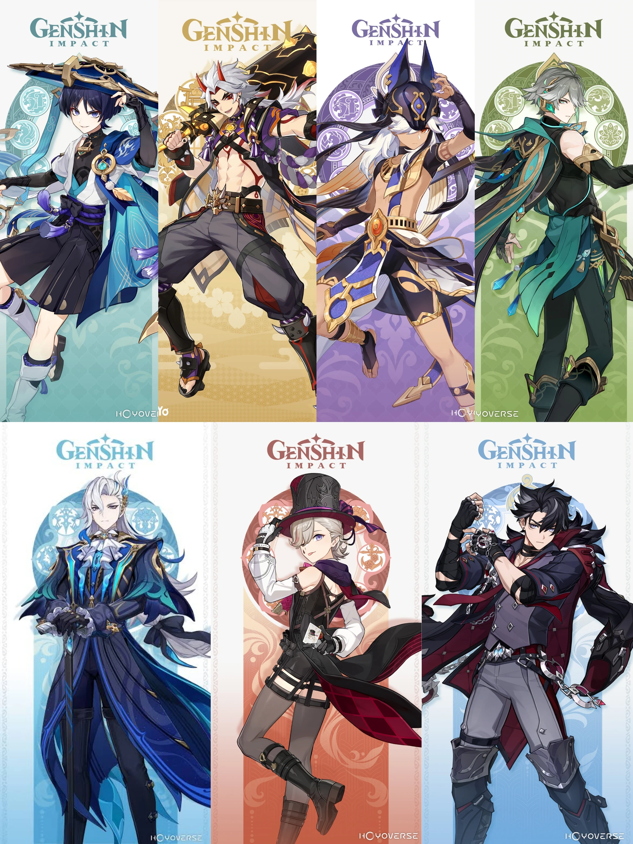 Who Are Your Top 7 Main Dps And Support Characters By Gender And ...