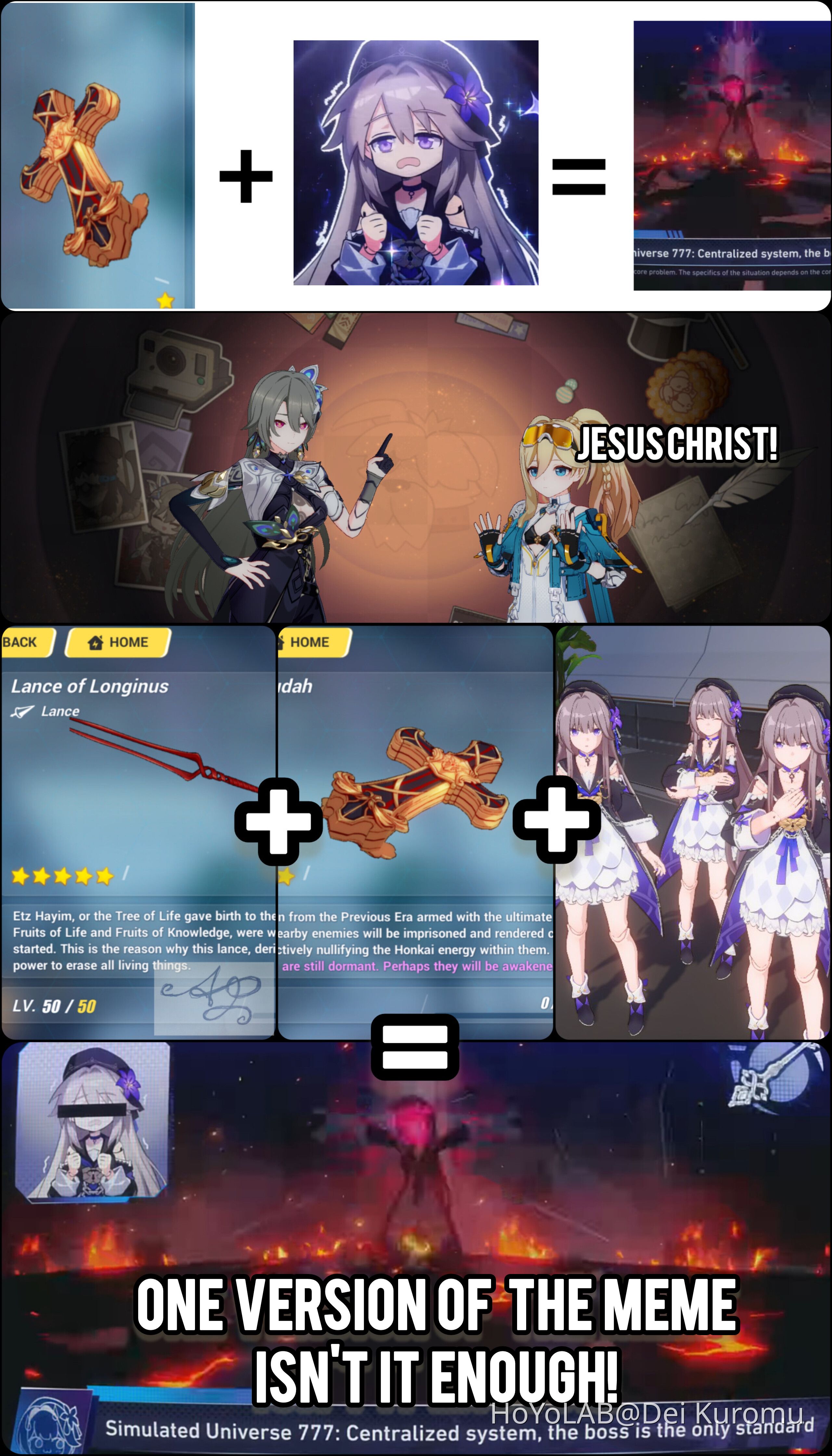 Posting The Herta memes until I get her. Hopefully the last one Honkai ...