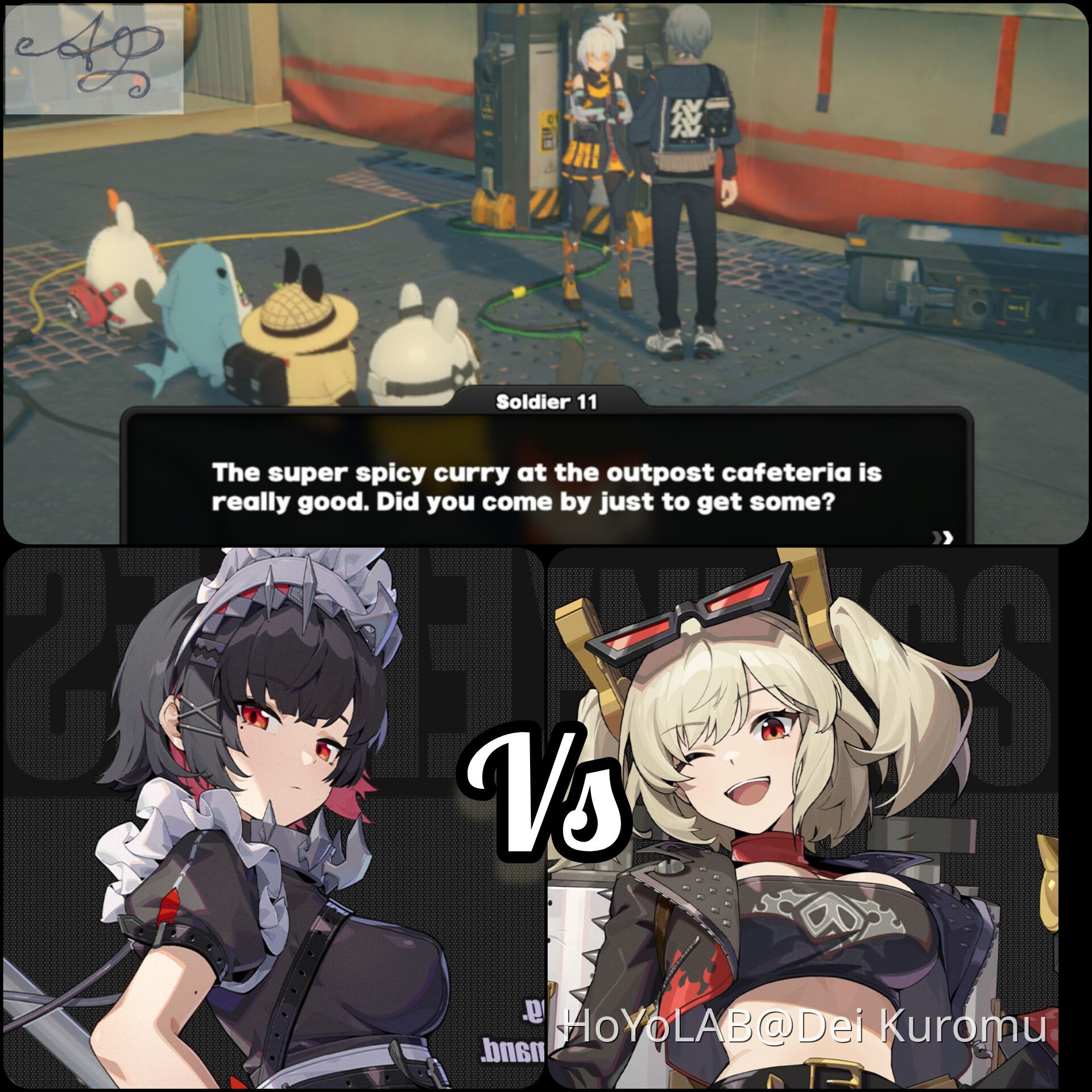 Soldier 11's Super Spicy Curry Challenge #5 Zenless Zone Zero | HoYoLAB