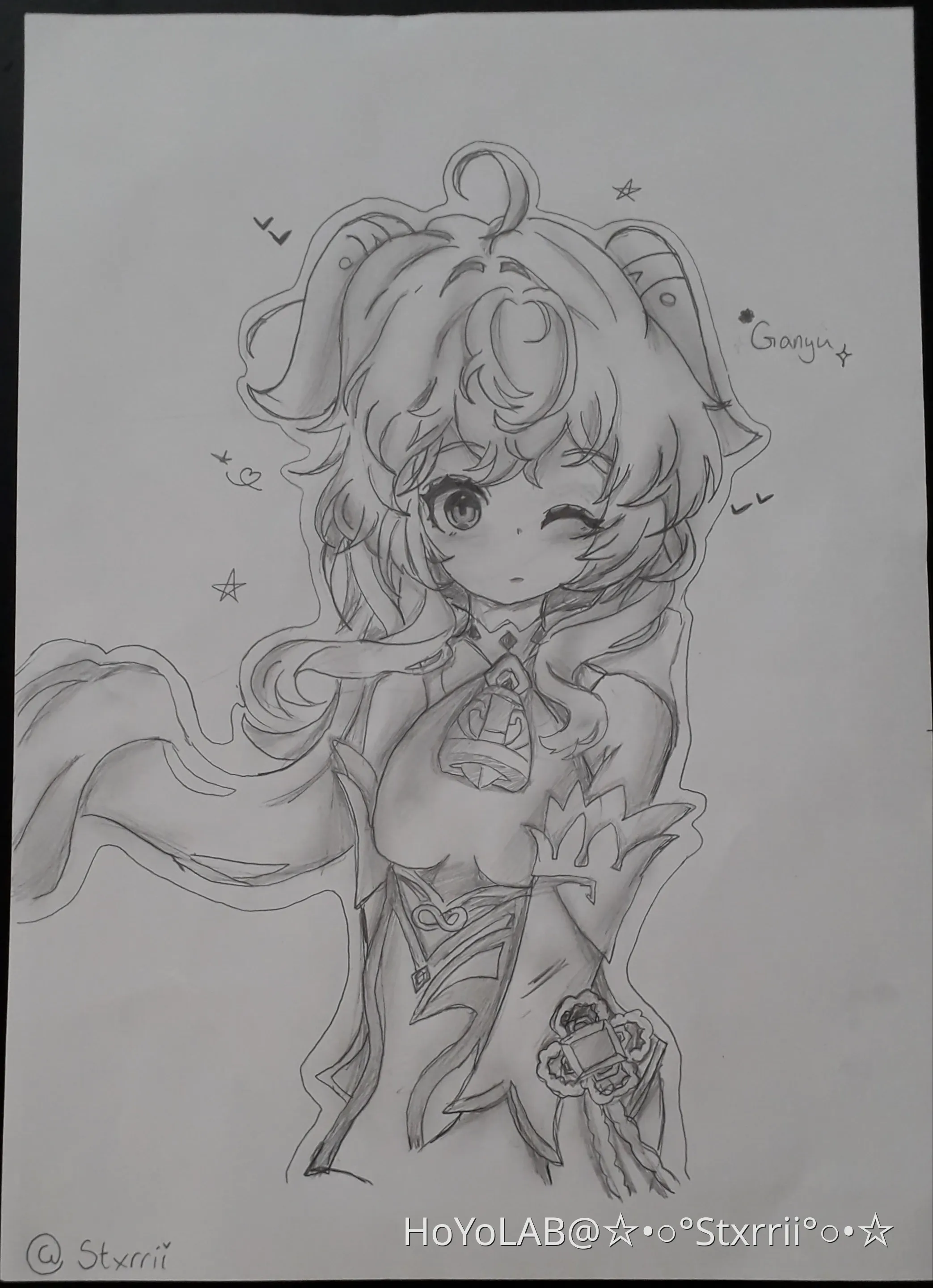 Ganyu Sketch Genshin Impact | HoYoLAB