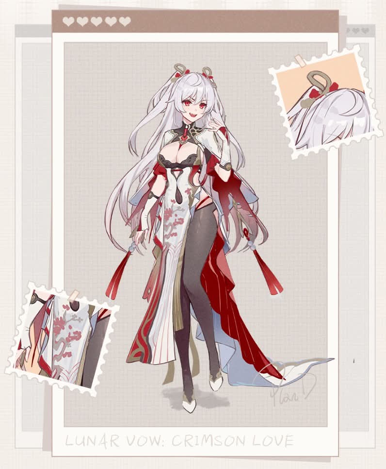 Luna Vow design drafts ️ Honkai Impact 3rd | HoYoLAB