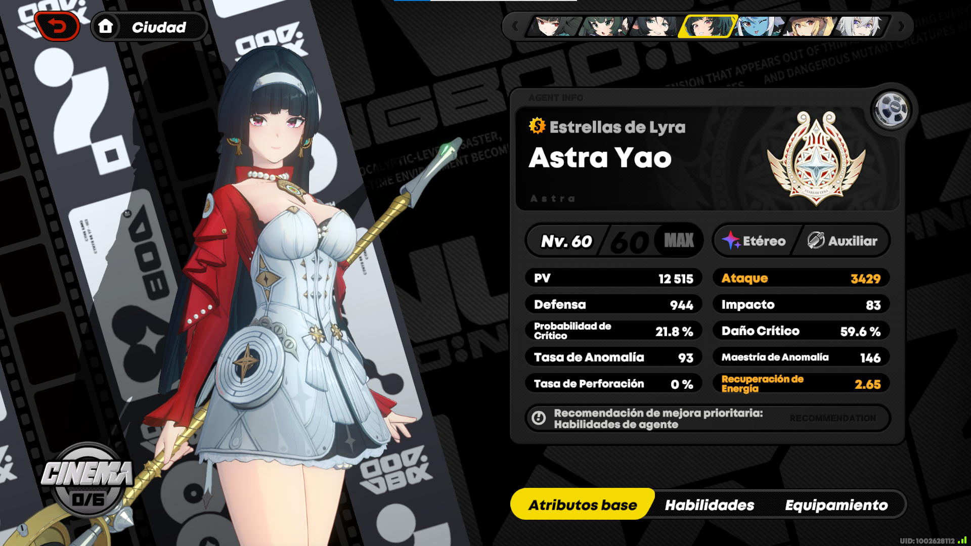 Finalmente Astra yao build maxima Zenless Zone Zero | HoYoLAB