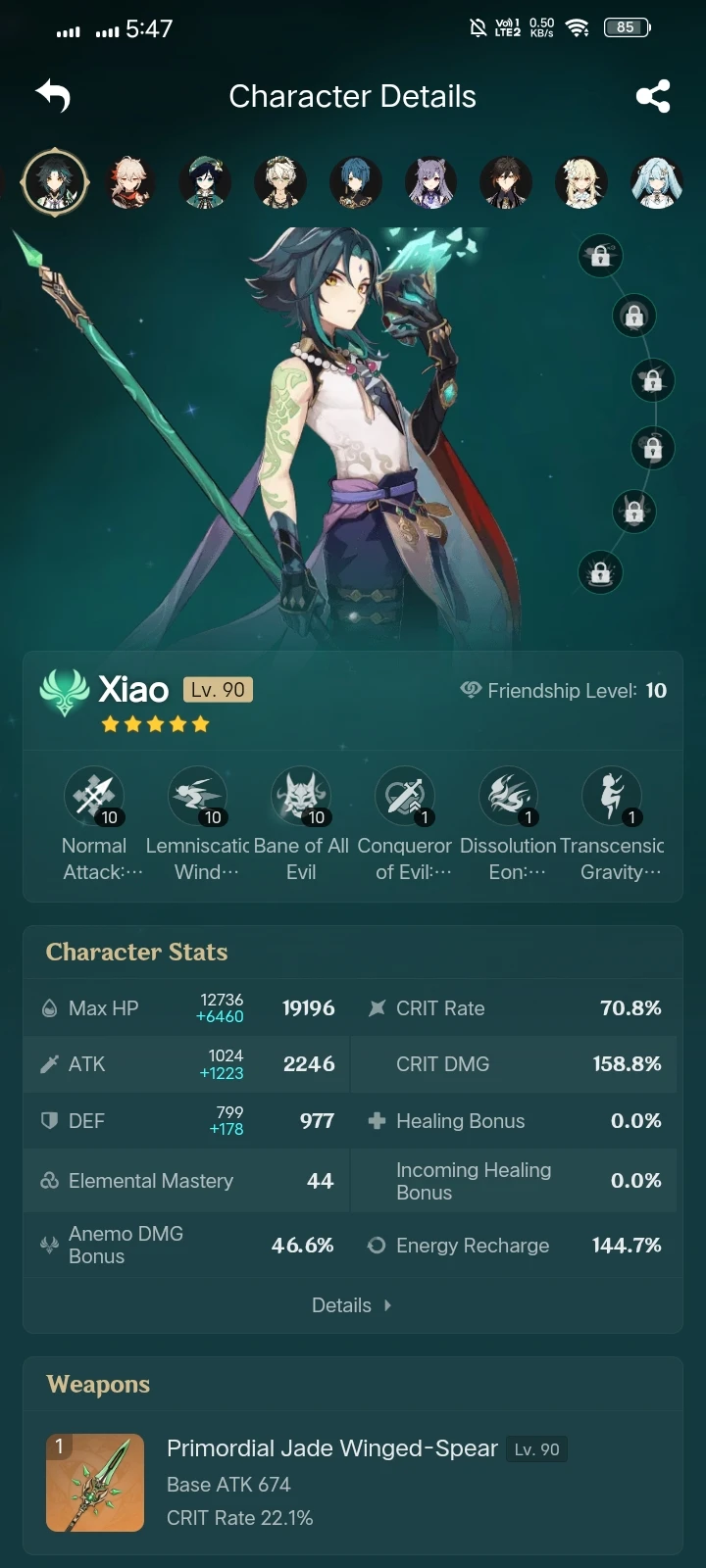 Is my xiao build good? Genshin Impact | HoYoLAB