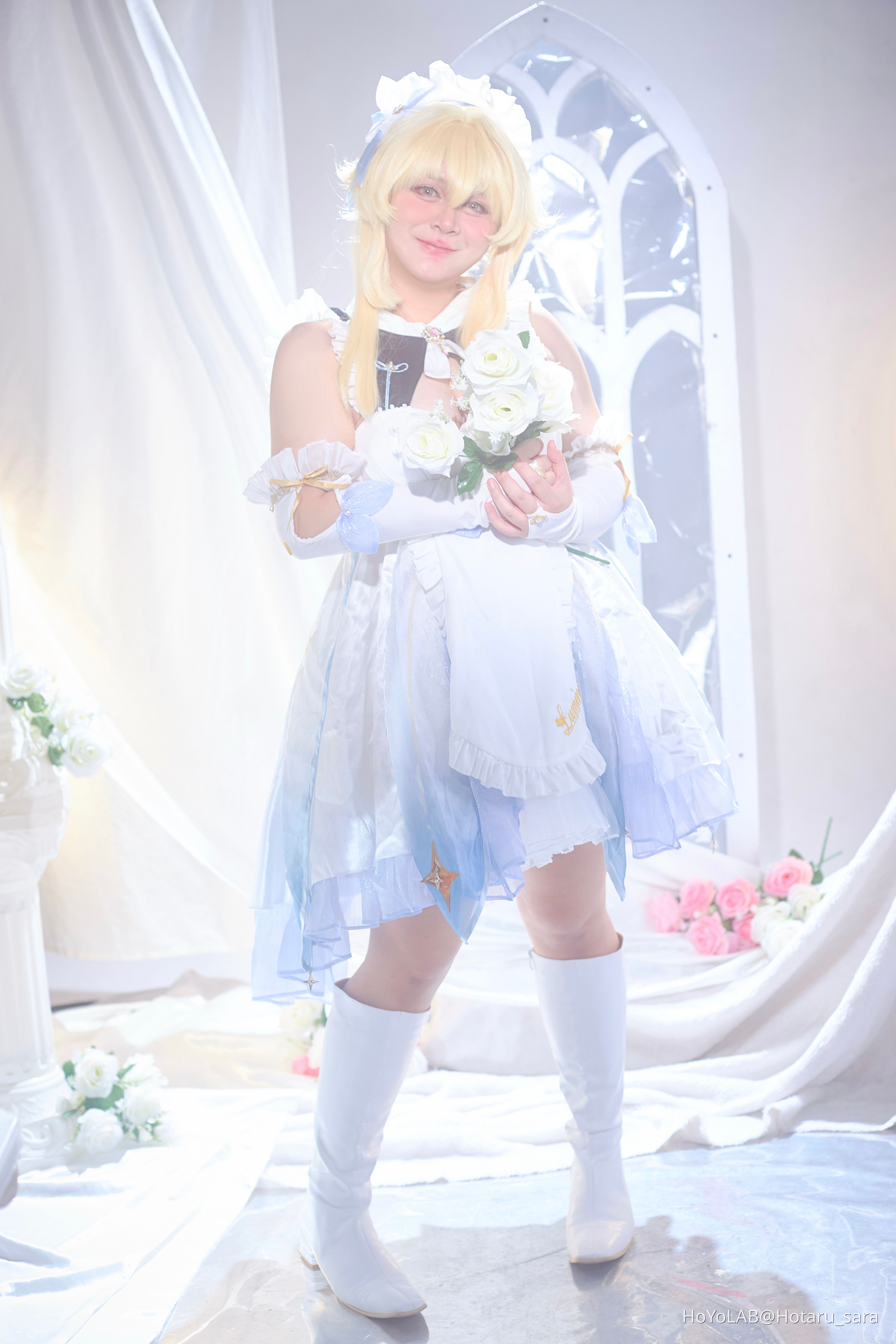 Lumine with maid outfit Genshin Impact | HoYoLAB