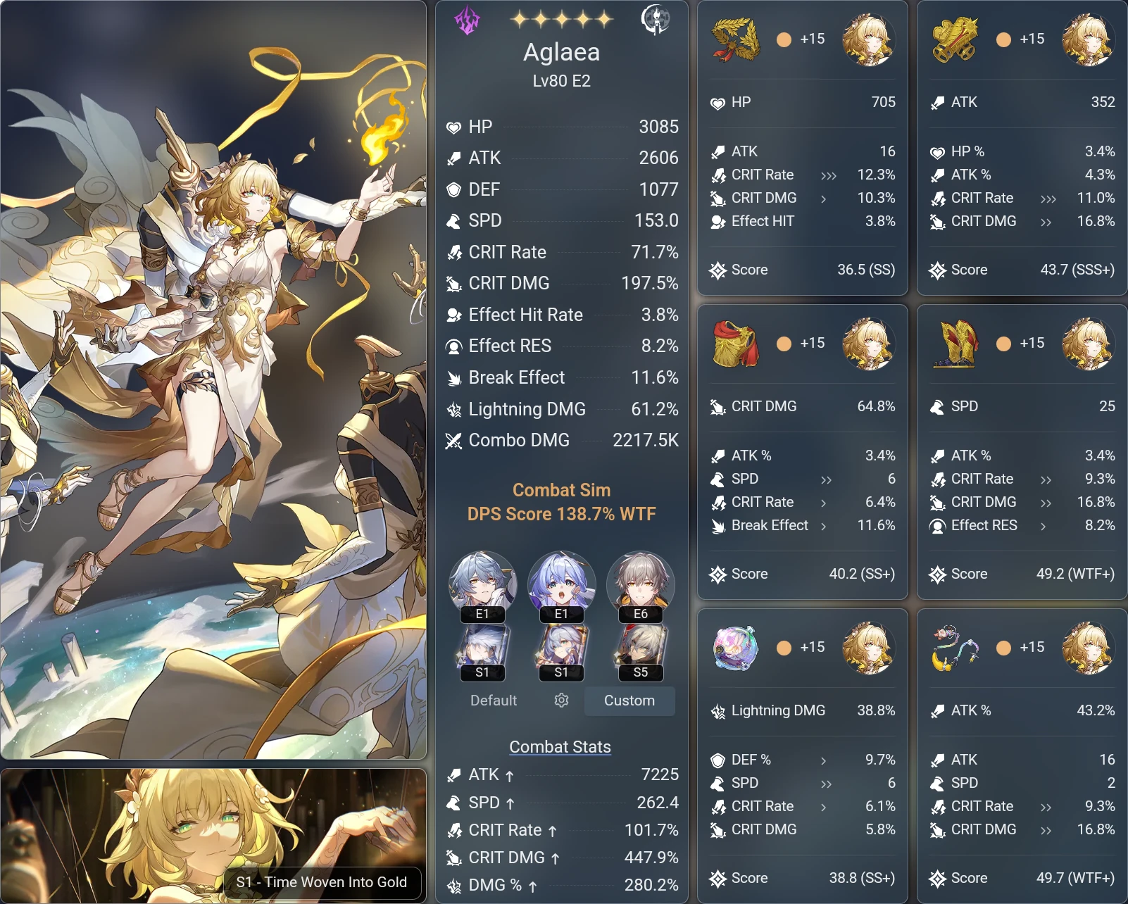 possible team for e1 Aglaea Honkai: Star Rail | HoYoLAB