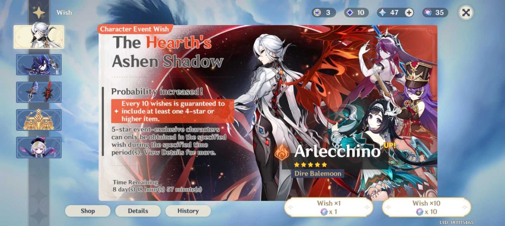 Saving for Wriothesley and Furina day 10 (have 15 pity rn and guaranteed) Genshin Impact | HoYoLAB