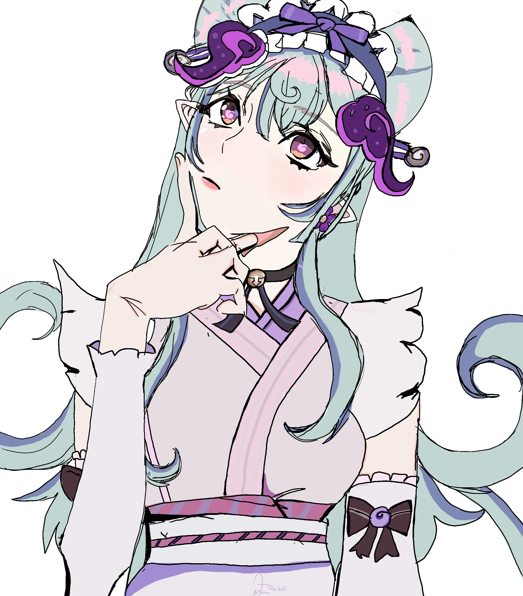 YUMEMIZUKI MIZUKI fan art by me Genshin Impact | HoYoLAB
