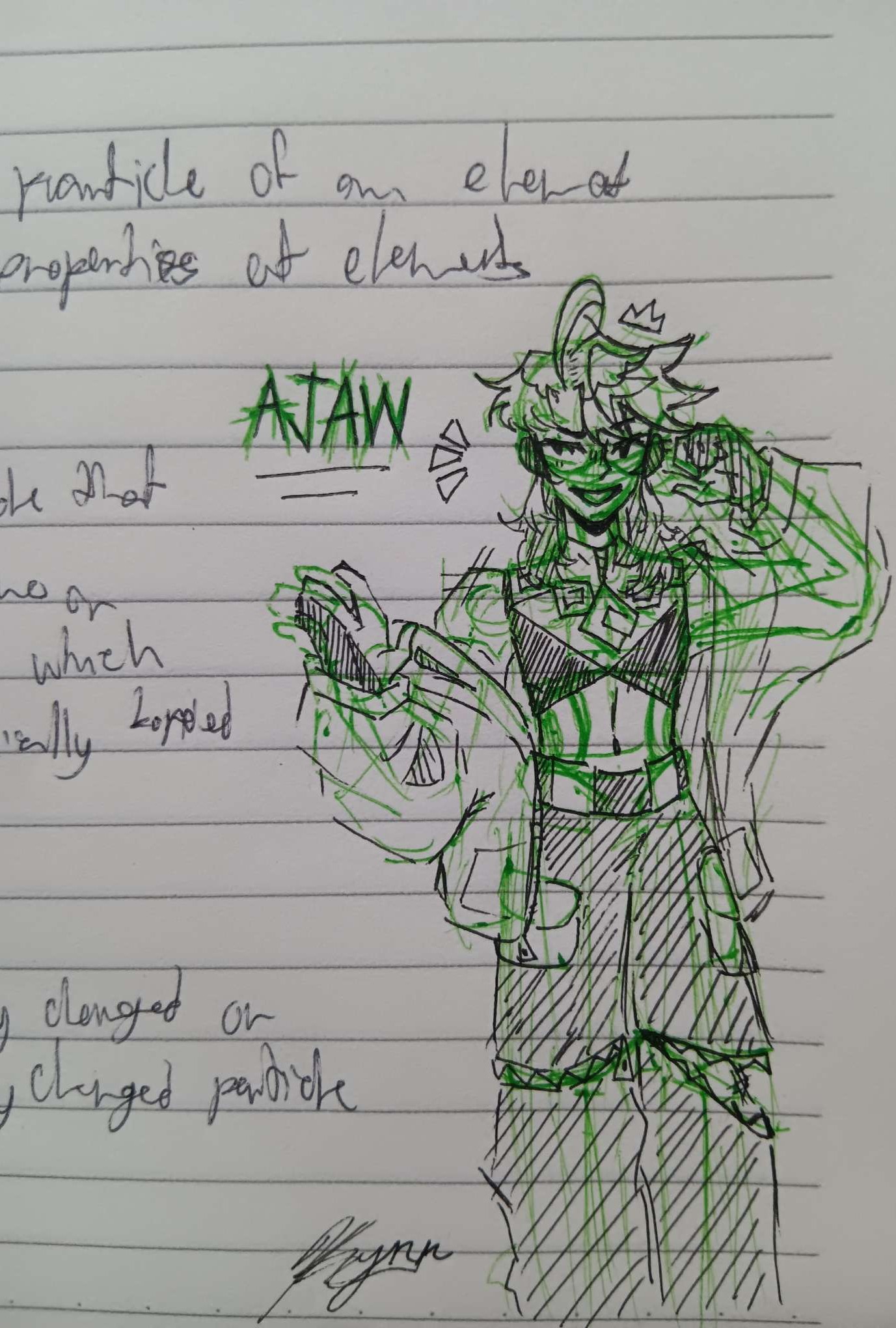 when you are too bored im science so you make the human version of Ajaw ...
