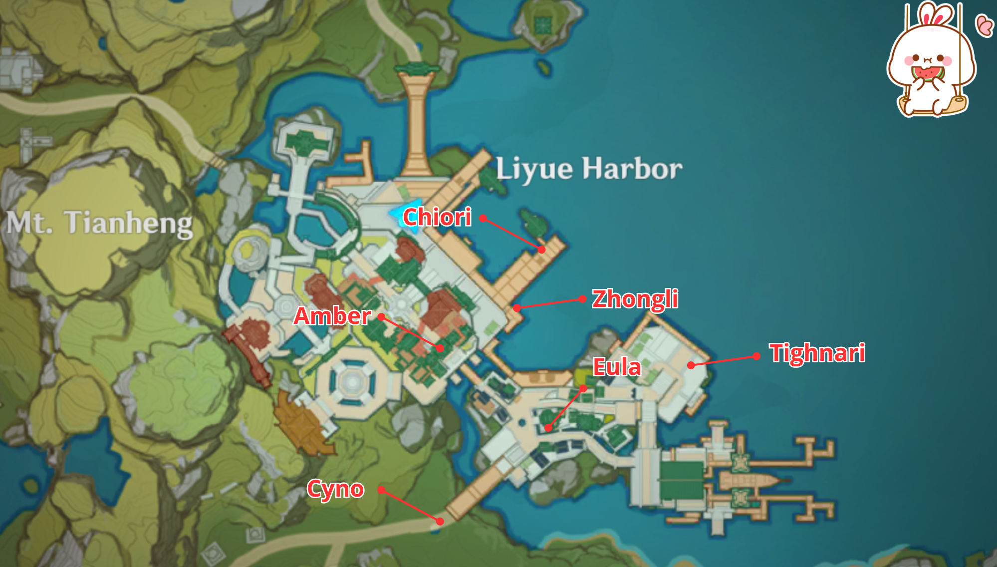 [Version 5.3] Lantern Rite Edition: All character locations Genshin ...