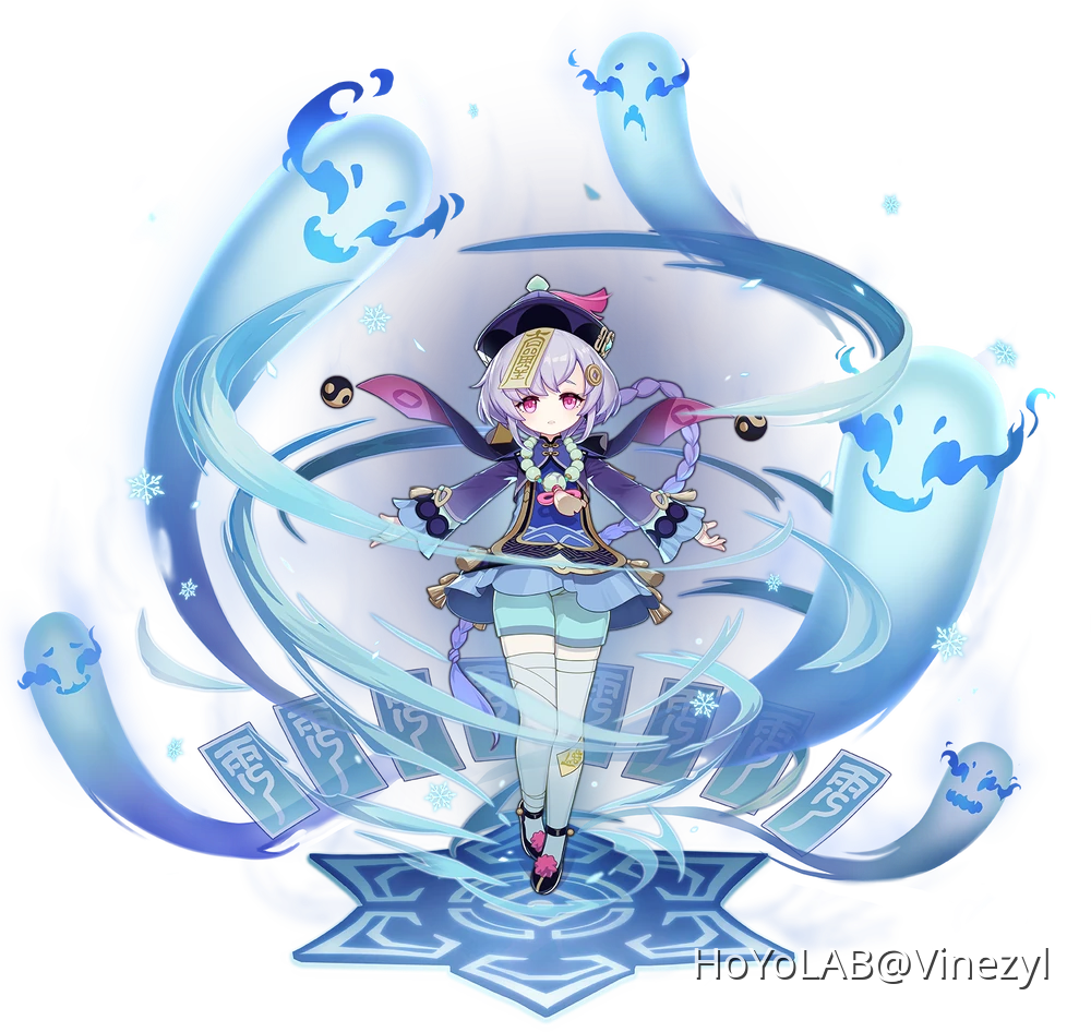 Pharmacist of Bubu Pharmacy, Qiqi, Cyro Healer [Guide for character ...