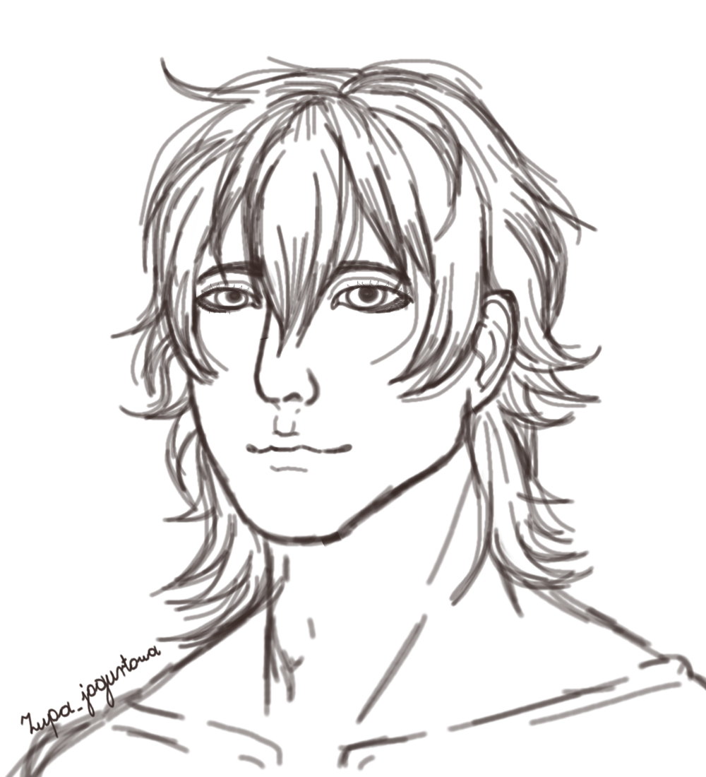 I tested Krita and decided to draw Caelus for the first time (it's just ...