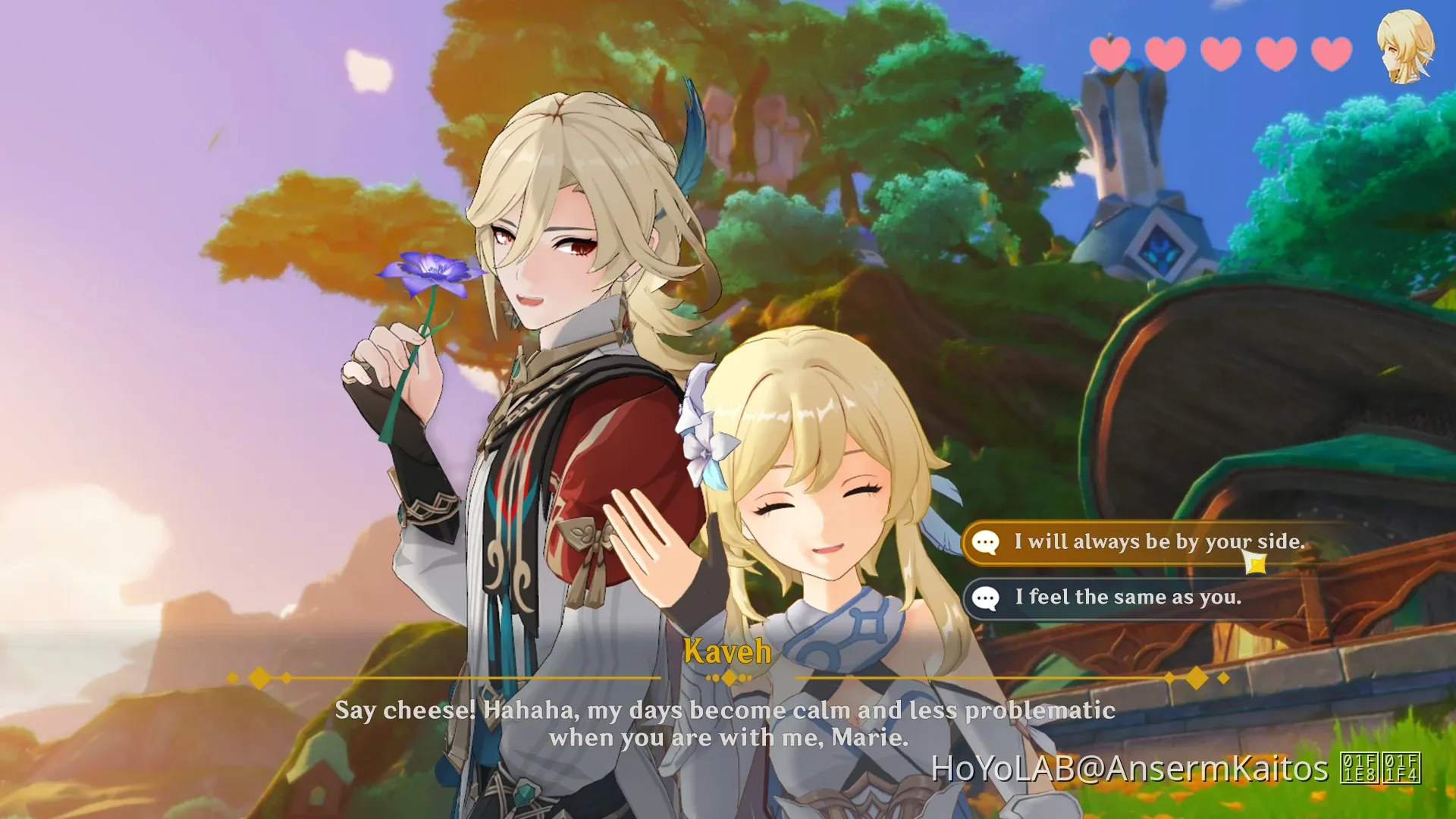 Kaveh | Weekly Hangout | Marie Genshin Impact | HoYoLAB