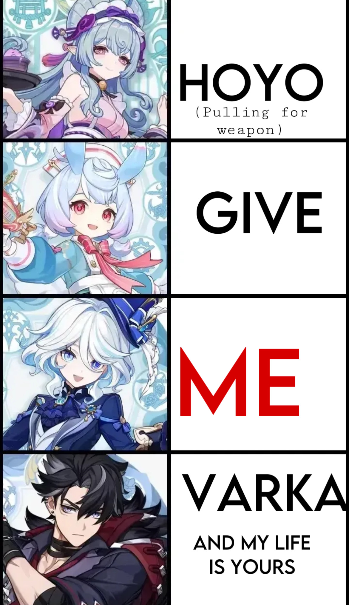 Varka will be playable varka will be playable varka will be playable ...