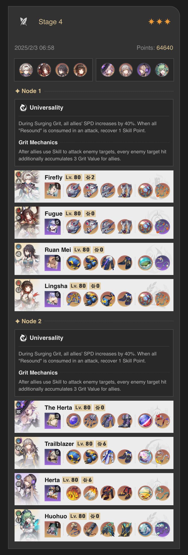 The full auto experience (sub par builds for benched/new units) Honkai: Star Rail | HoYoLAB