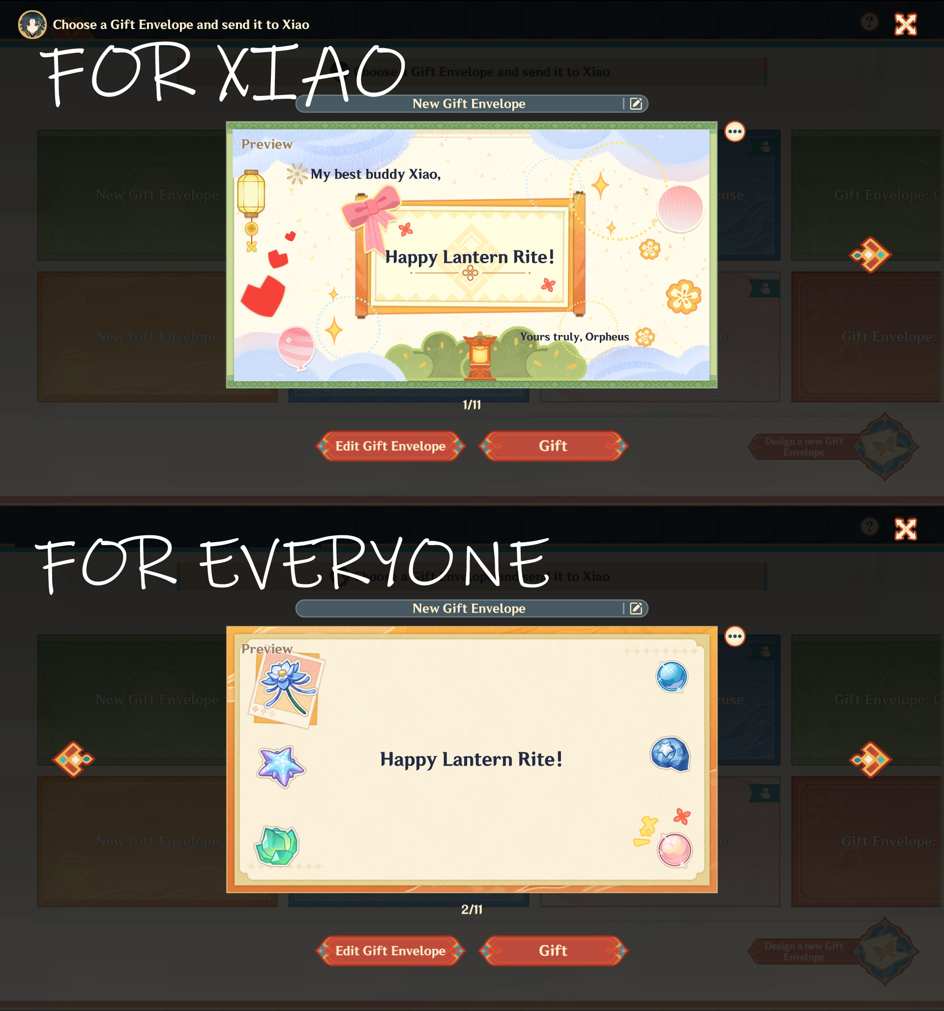 I Made Different Card just For Xiao Genshin Impact | HoYoLAB