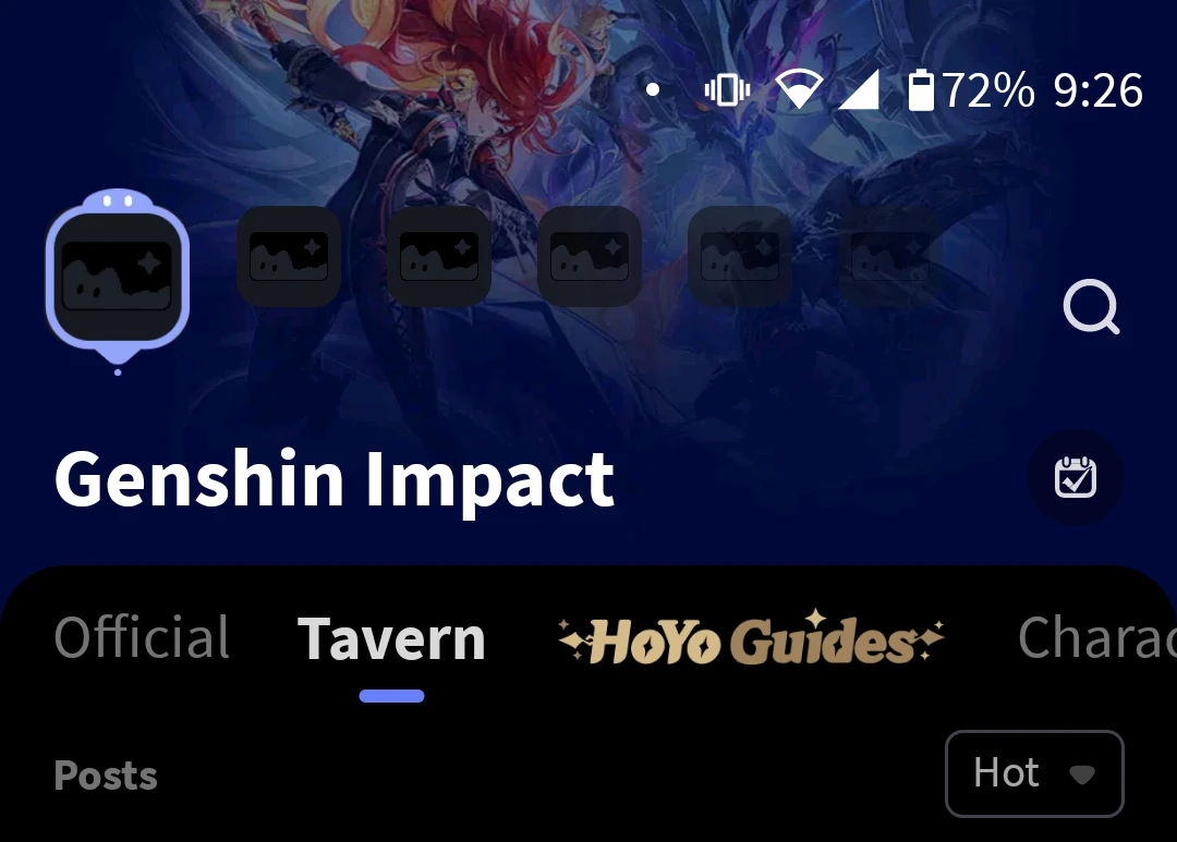 App issue Genshin Impact | HoYoLAB