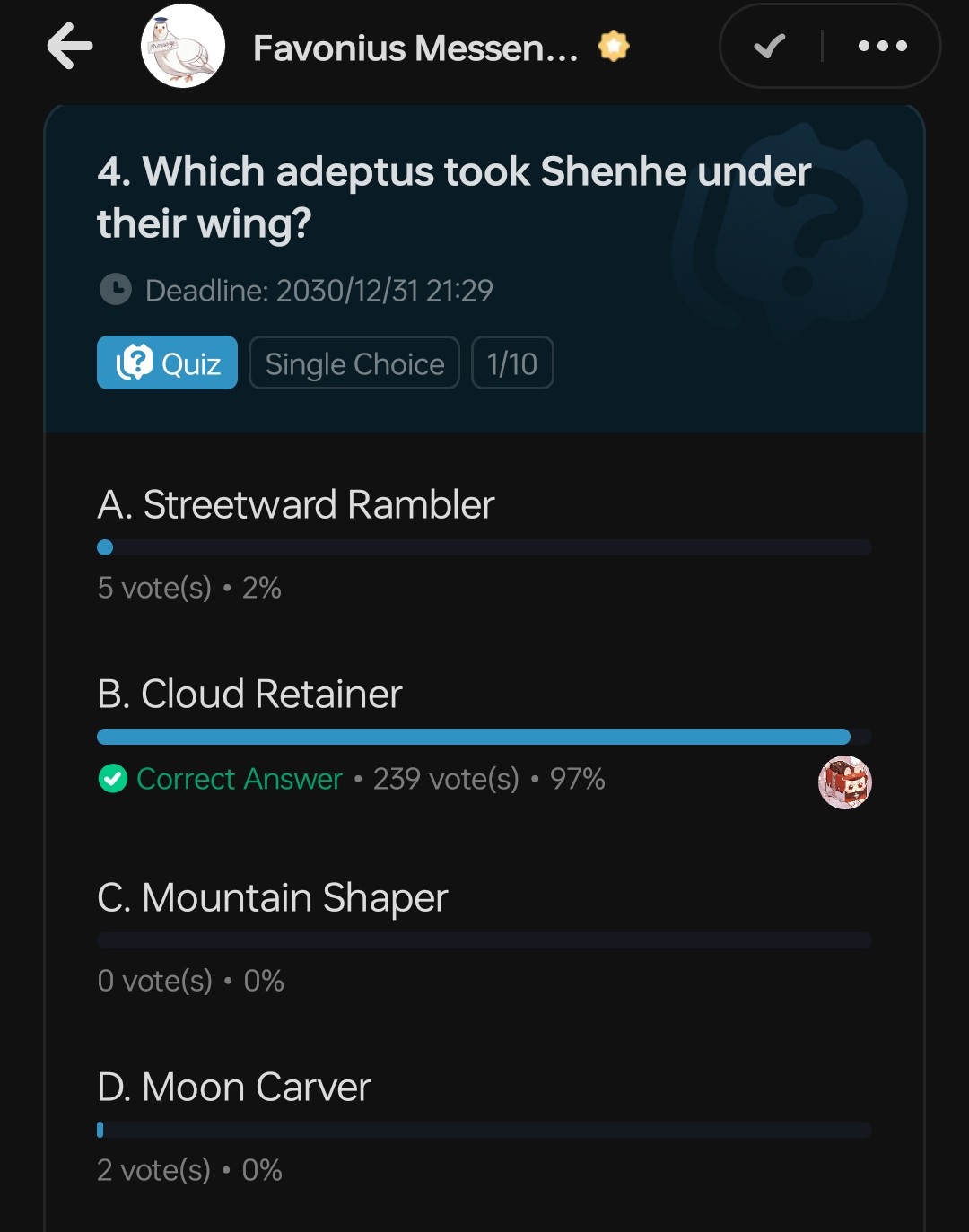 WHO PICKED STREETWARD RAMBLER Genshin Impact | HoYoLAB