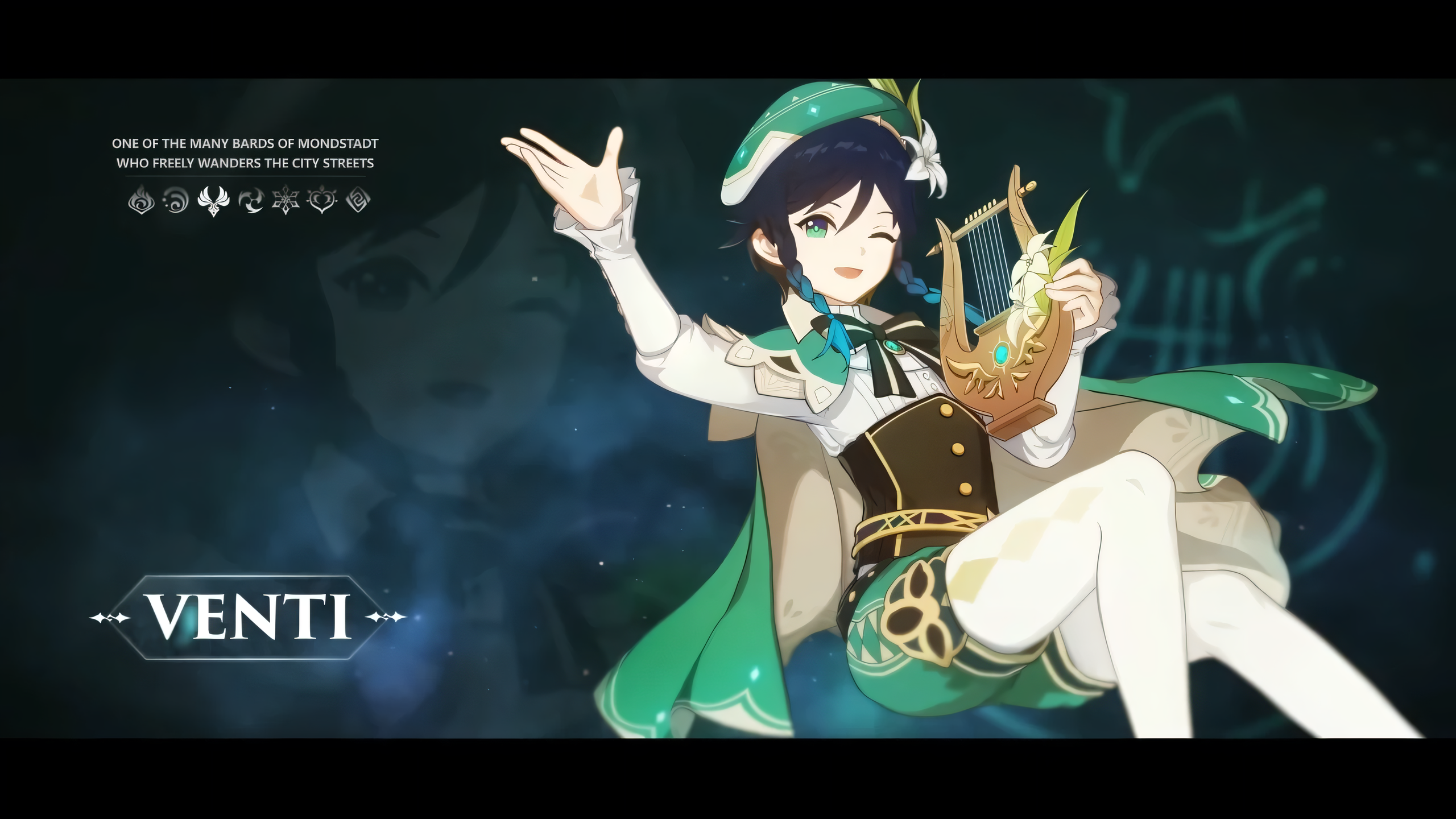 Screenshots from Venti's trailers in HQ Genshin Impact | HoYoLAB