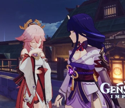 Eimiko on a stroll Genshin Impact | HoYoLAB