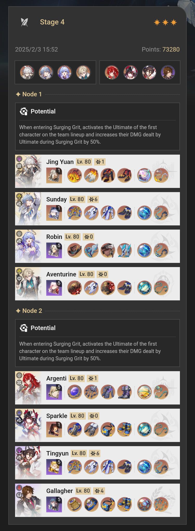 Erudition Kings 40k⚡/ 33k🌹 Honkai: Star Rail | HoYoLAB