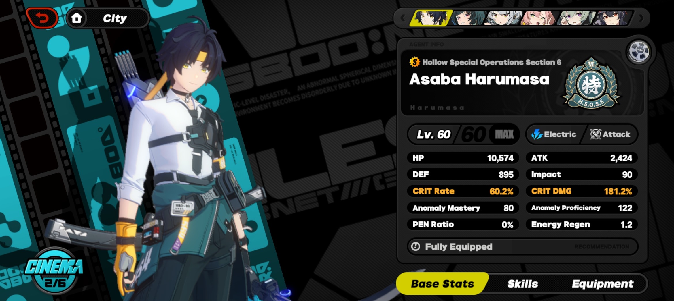 any suggestion for my harumasa build? Zenless Zone Zero | HoYoLAB
