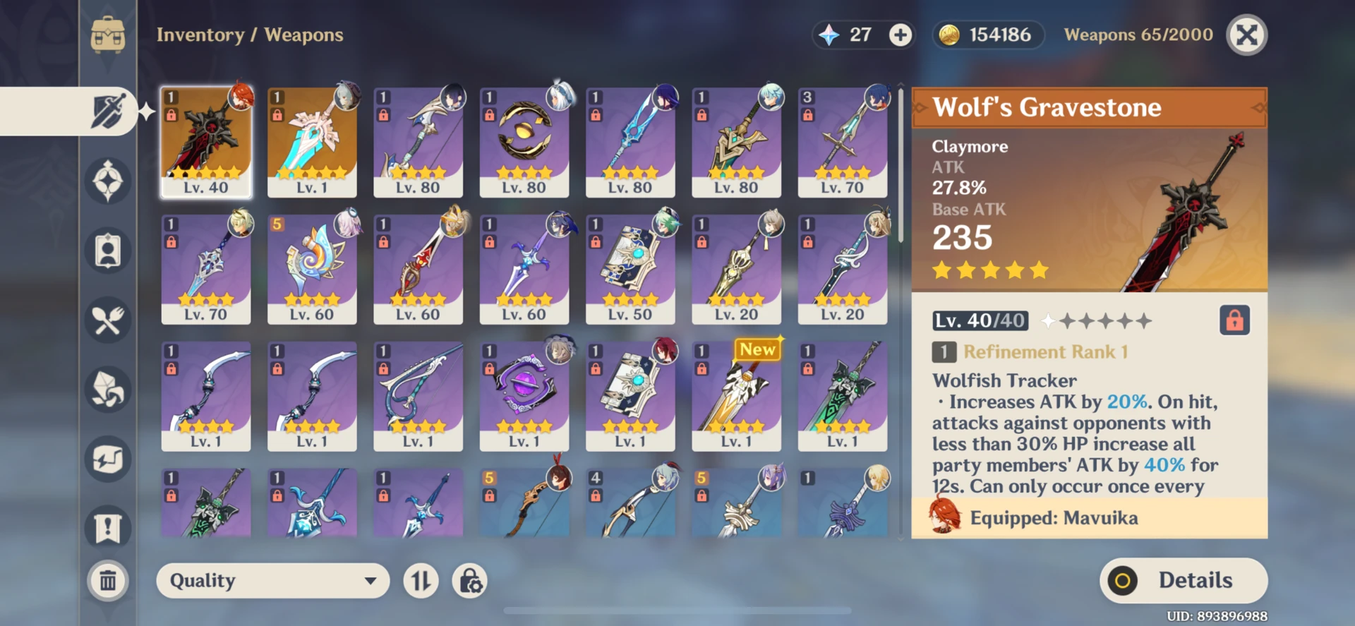 Any1 wanna trade accs? Must have wanderer or shenhe