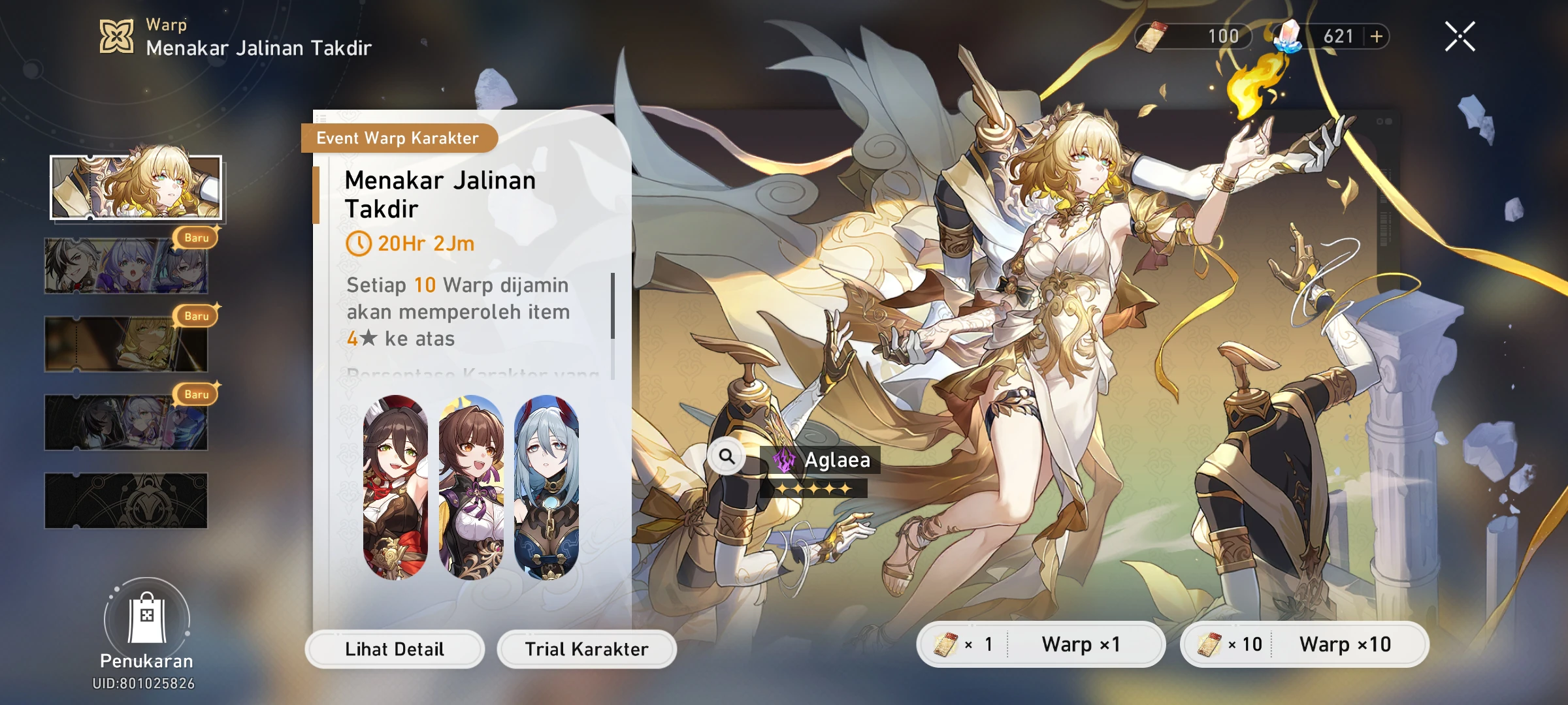 gacor Menang rate off banner aglea Pity 80,lumayan hard pity jir🗿🗿🗿 ...