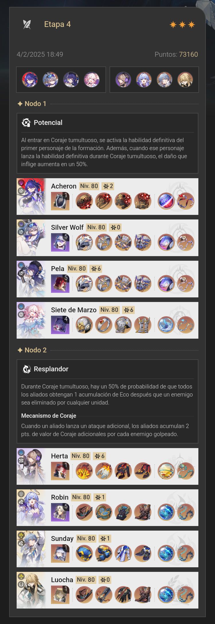 Main Acheron, mini Herta Honkai: Star Rail | HoYoLAB