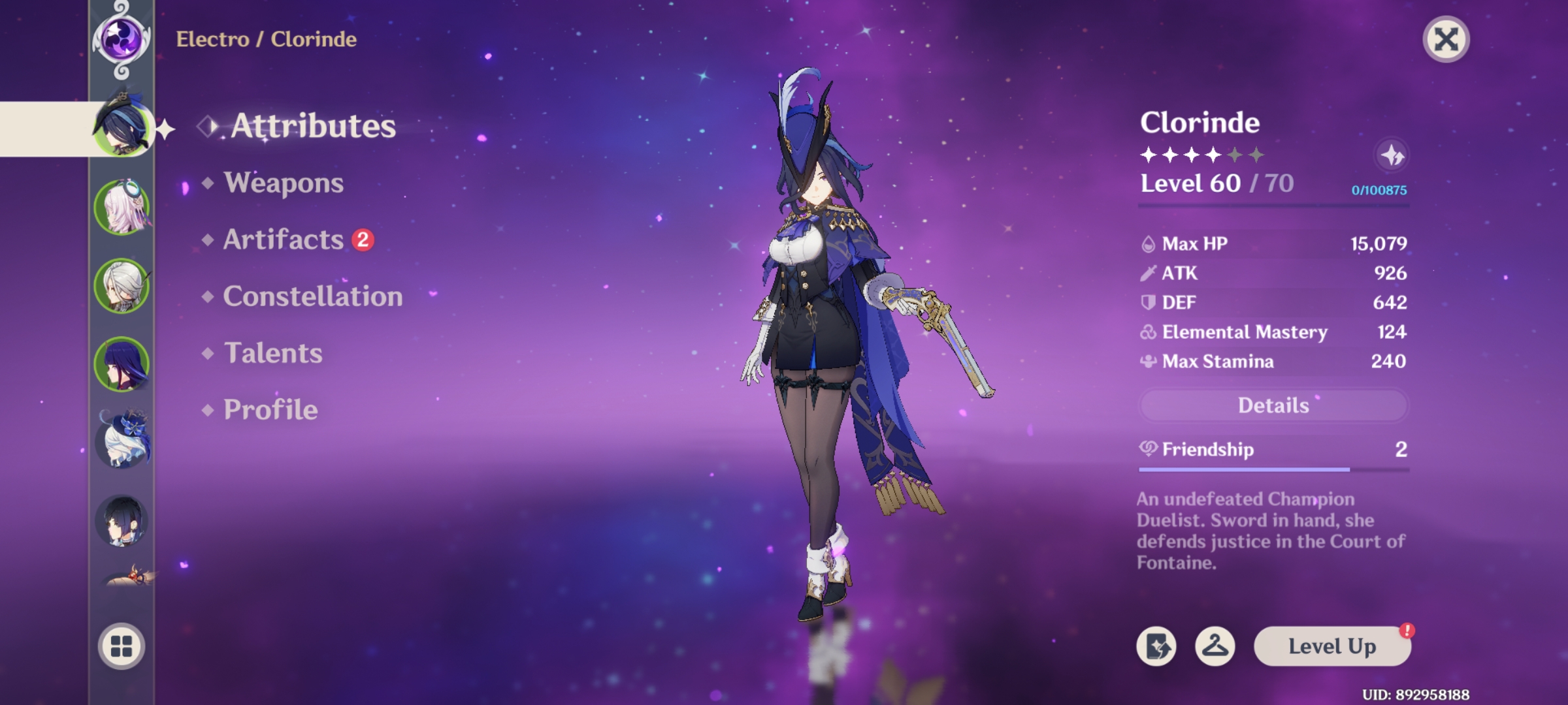 Day 4 of building clorinde 🫠 Genshin Impact | HoYoLAB