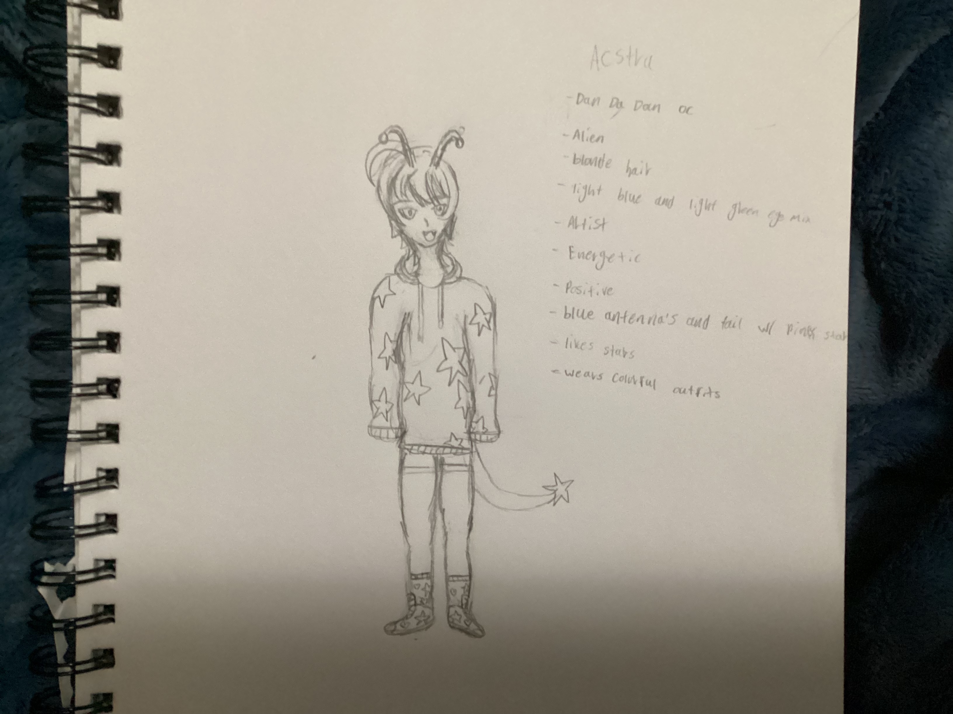 I made a dan da dan oc because idk I got bored | HoYoLAB