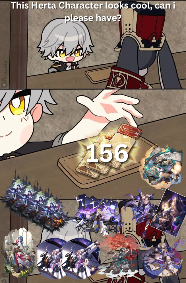 How My 3.0 Phase 1 Pulls Went... (4 Star Party Overload) Honkai: Star ...