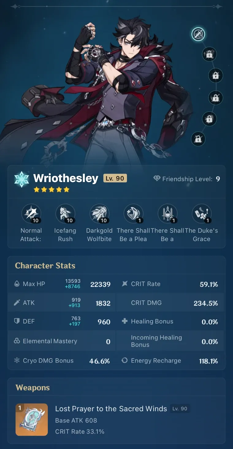 Wrio Build Genshin Impact | HoYoLAB