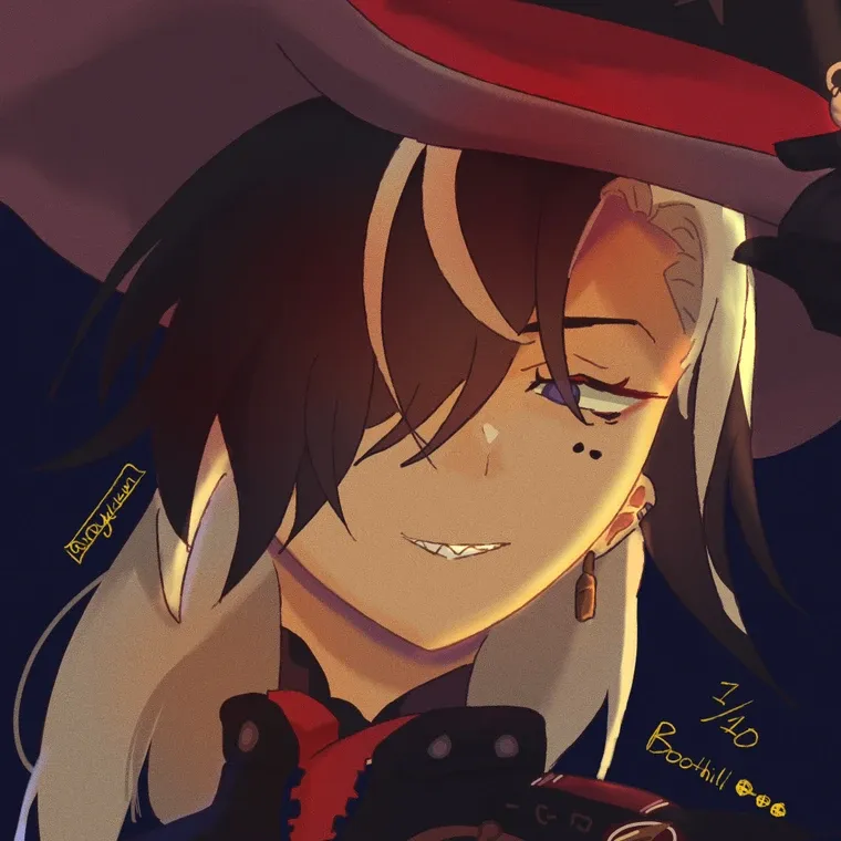 (1/10) Drawing Headshots of the Main Penacony Cast 🪦 First is Boothill ...
