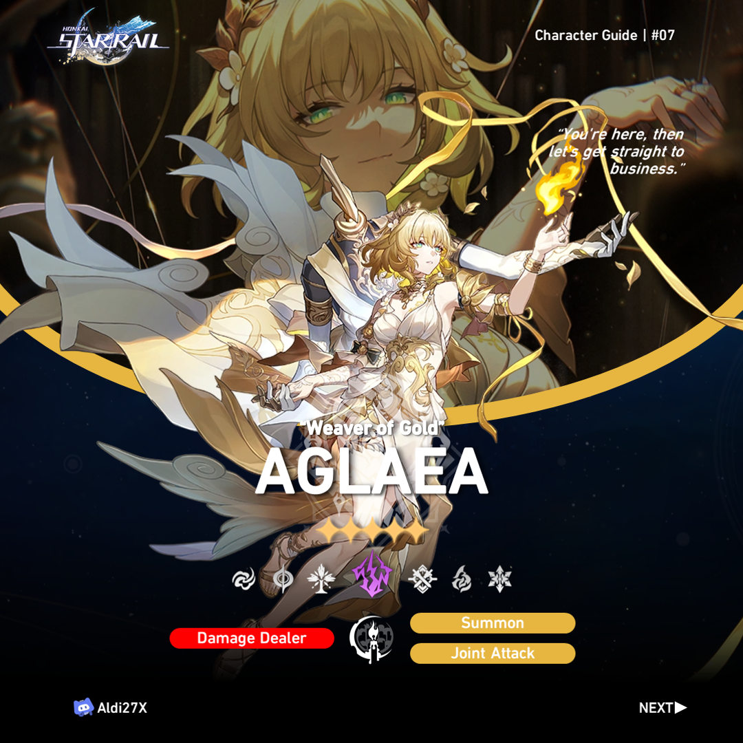 AGLAEA - Infographic Character Guide Honkai: Star Rail | HoYoLAB
