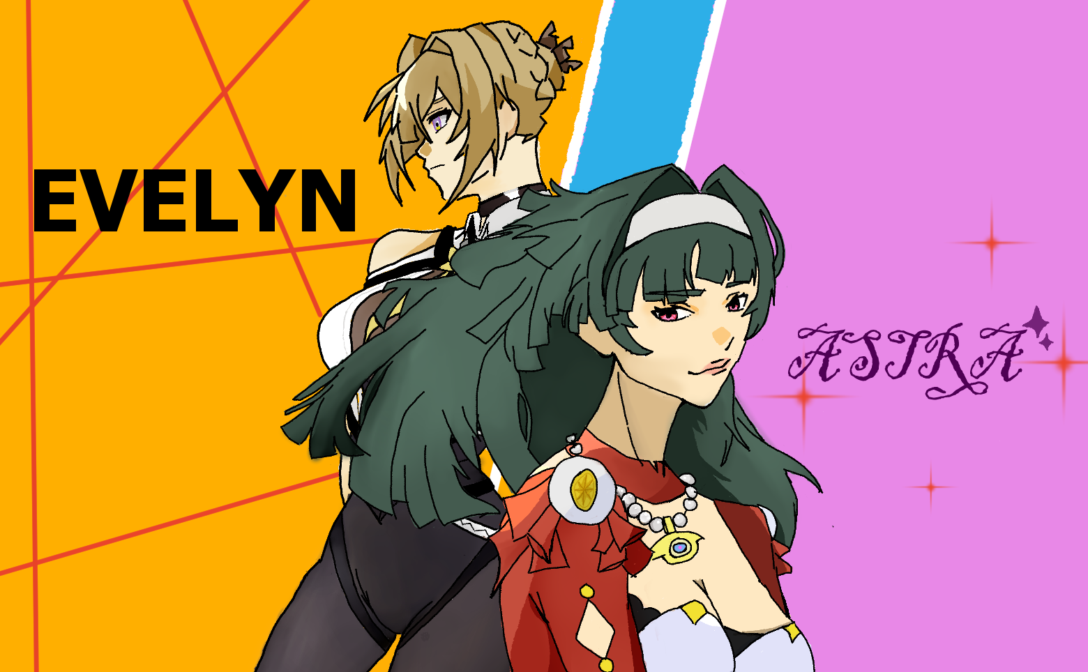 Astra Yao and Evelyn Zenless Zone Zero | HoYoLAB