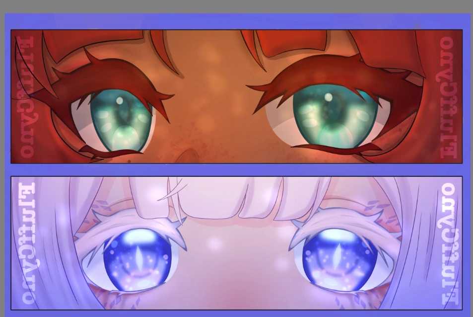 Hydro Eyes Sneak peek 💙 Genshin Impact | HoYoLAB