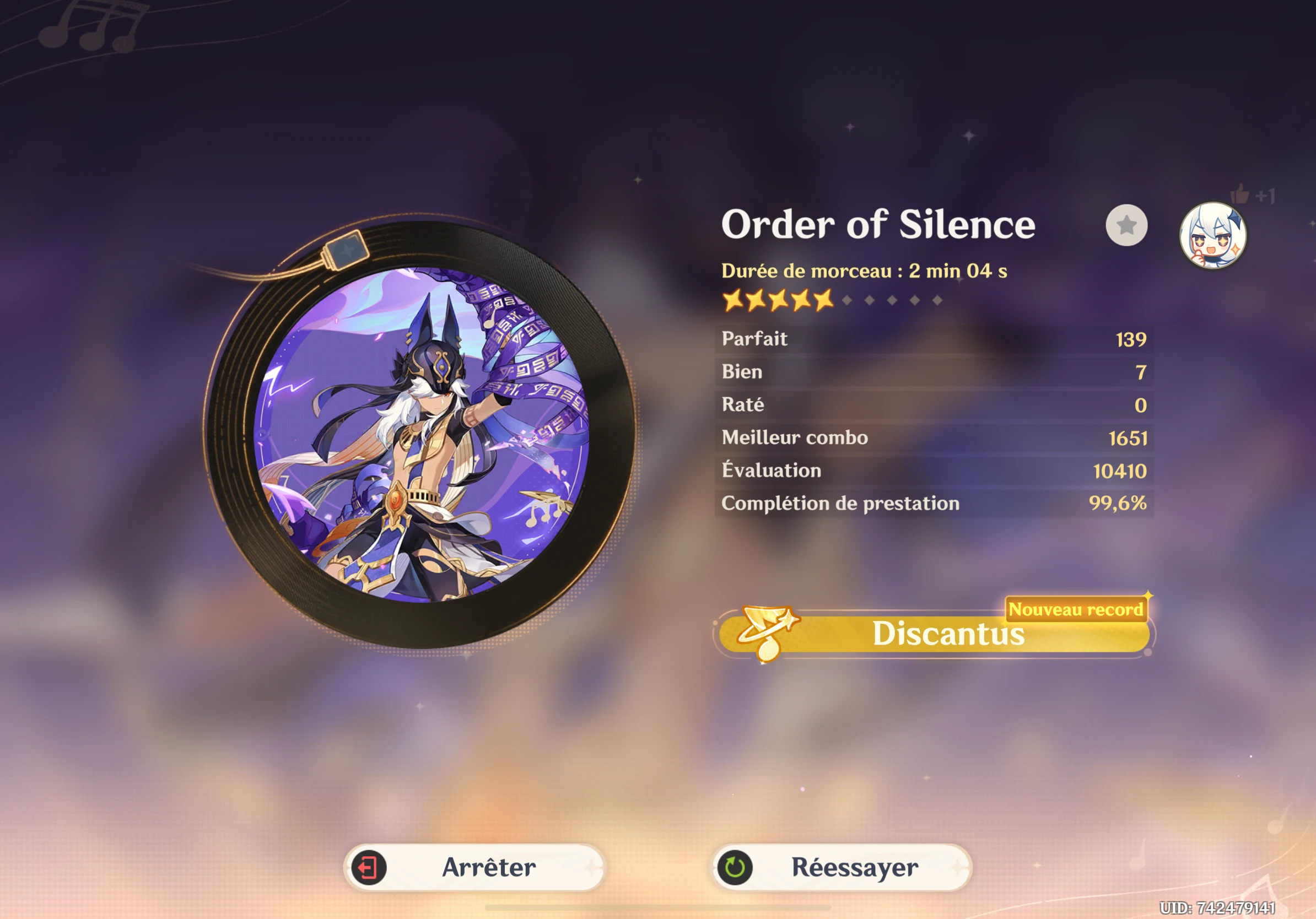 Mes meilleures perf Genshin Impact | HoYoLAB