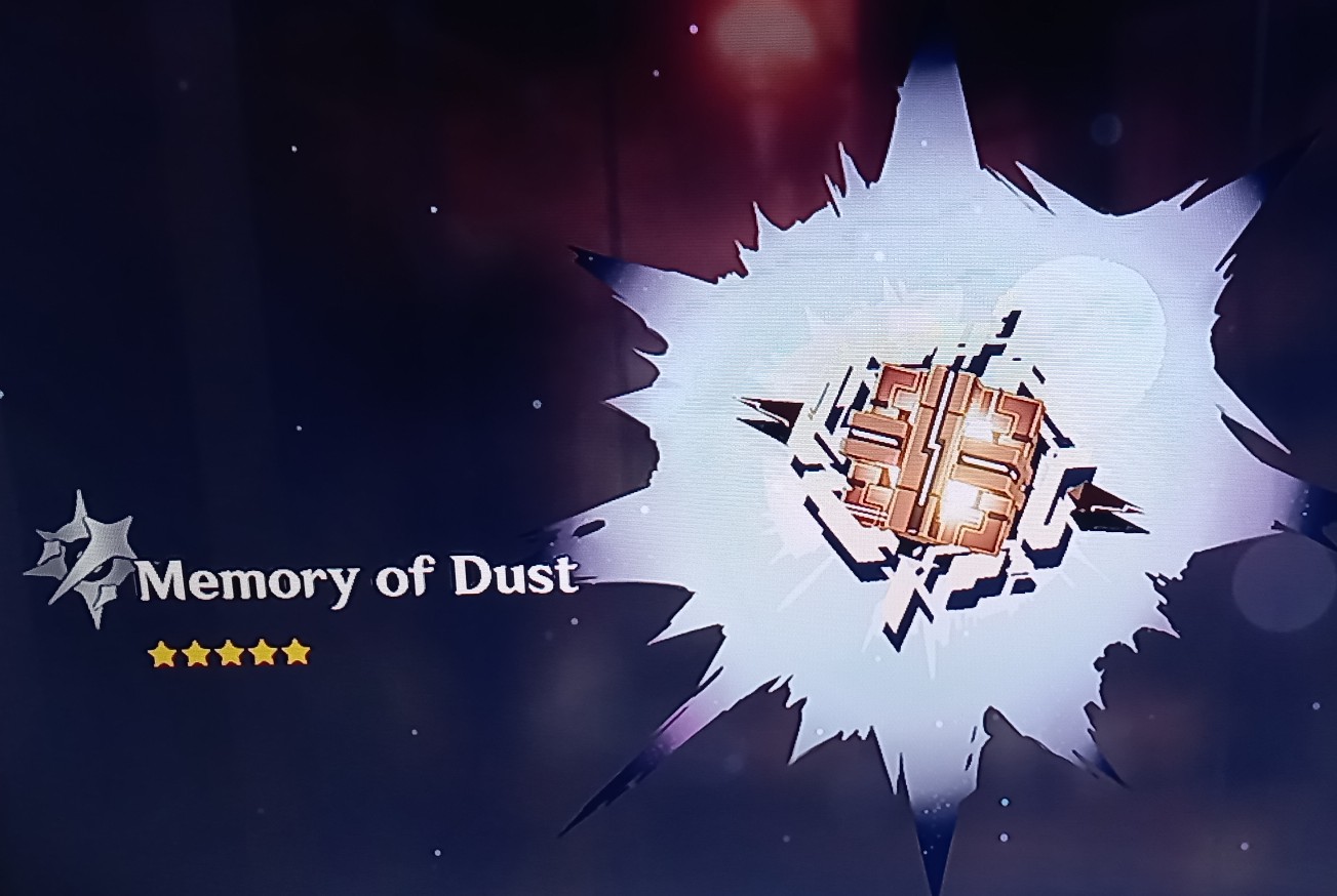 Memory Of Dust aquired Genshin Impact | HoYoLAB