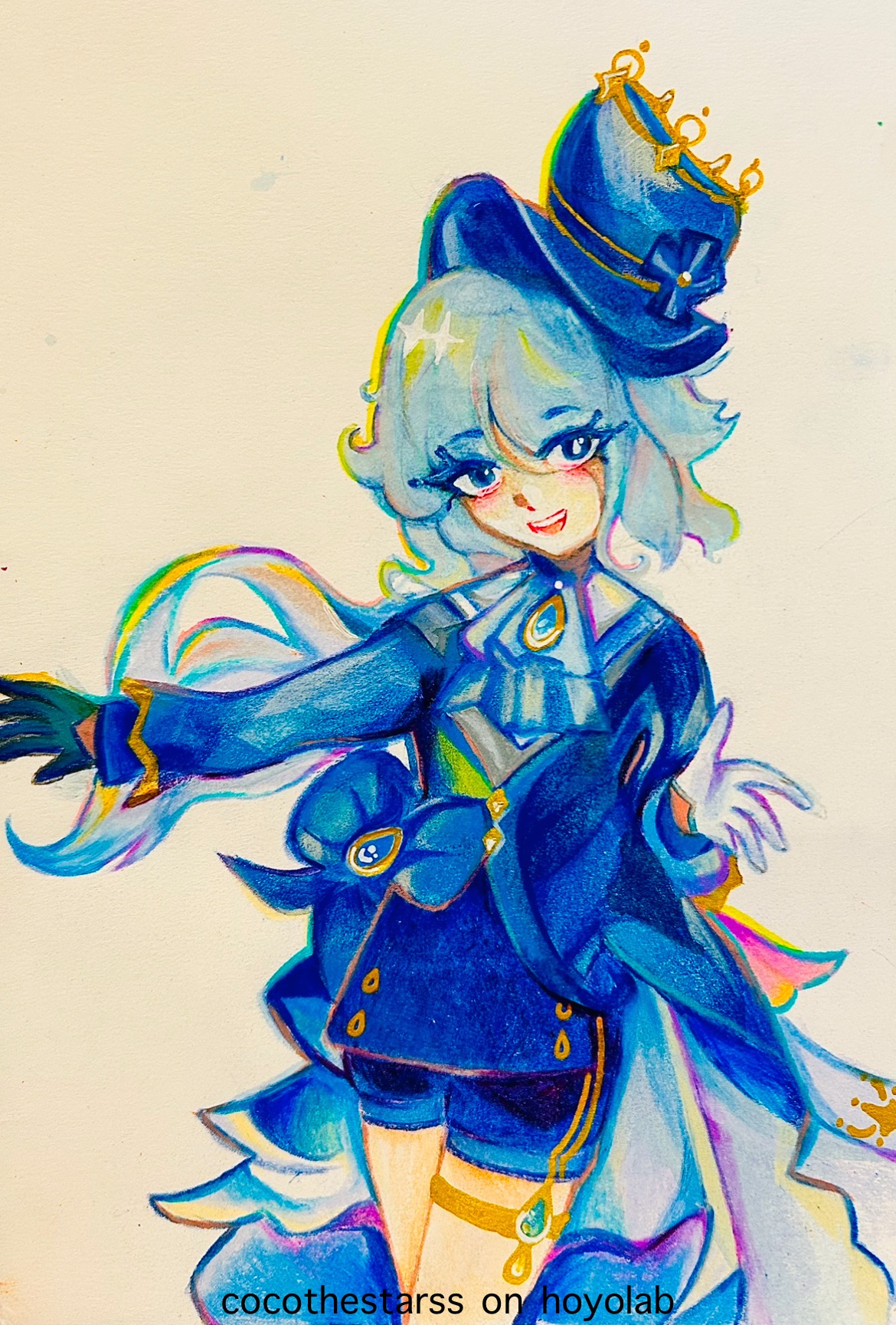 drawing practice! furina!! Genshin Impact | HoYoLAB