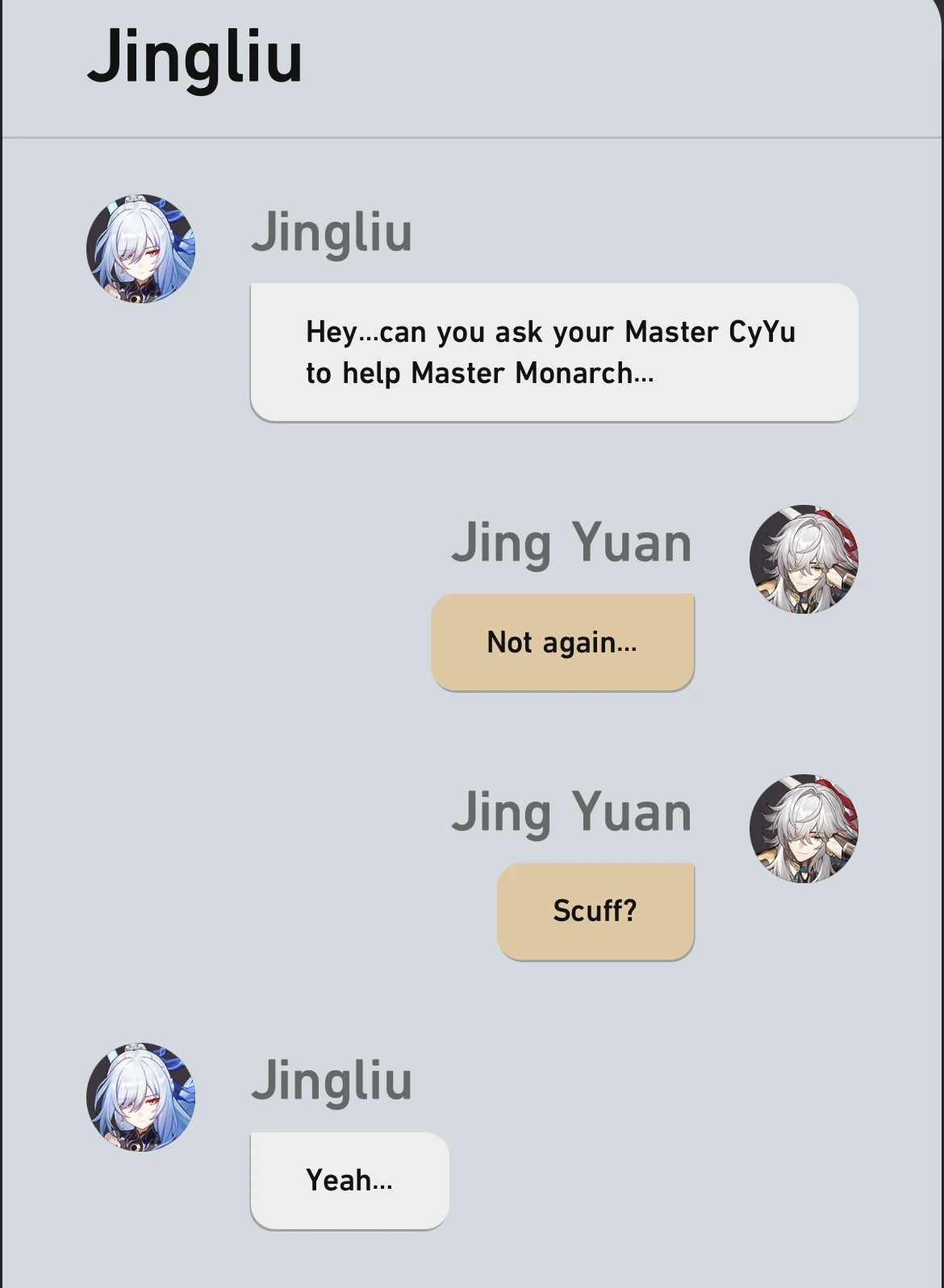 Monarch’s scuff was so bad, she couldn’t even text CyYu for help ...